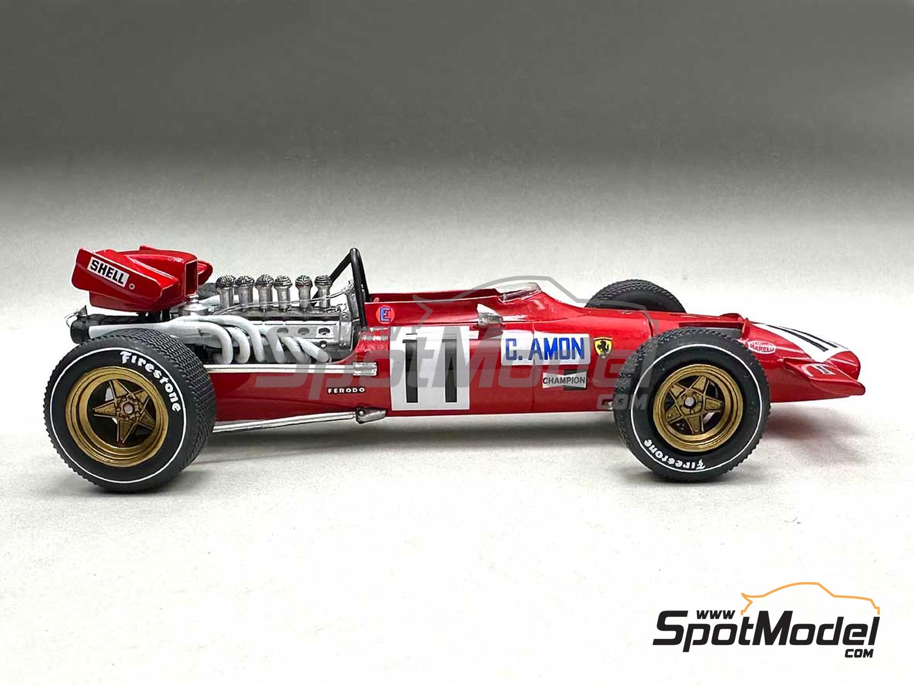 Tameo Kits SLK133: Car scale model kit 1/43 scale - Ferrari 312 F1 ...