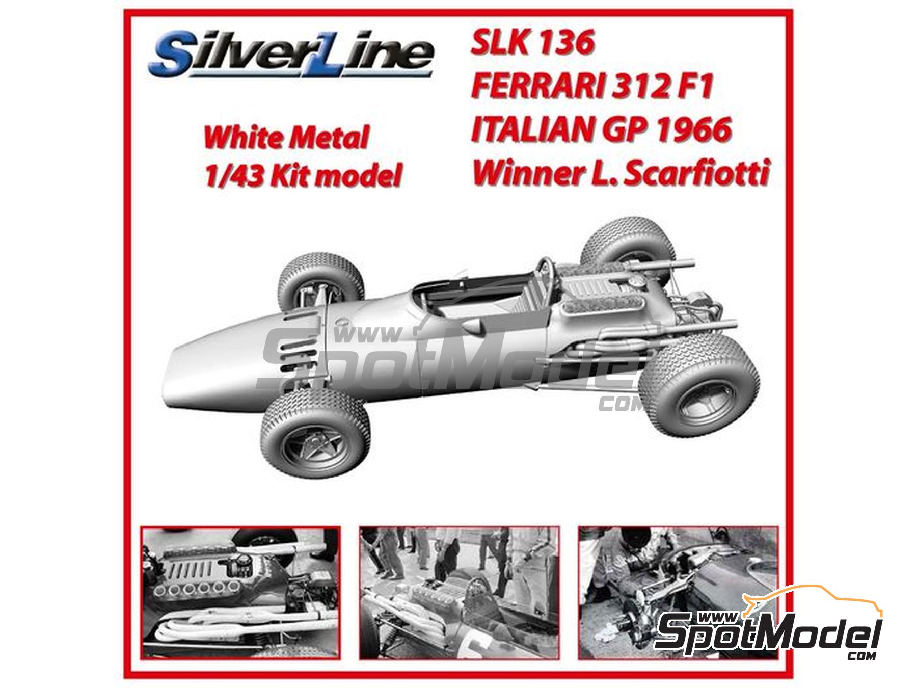 Tameo Kits SLK136: Car scale model kit 1/43 scale - Ferrari 312 F1 ...