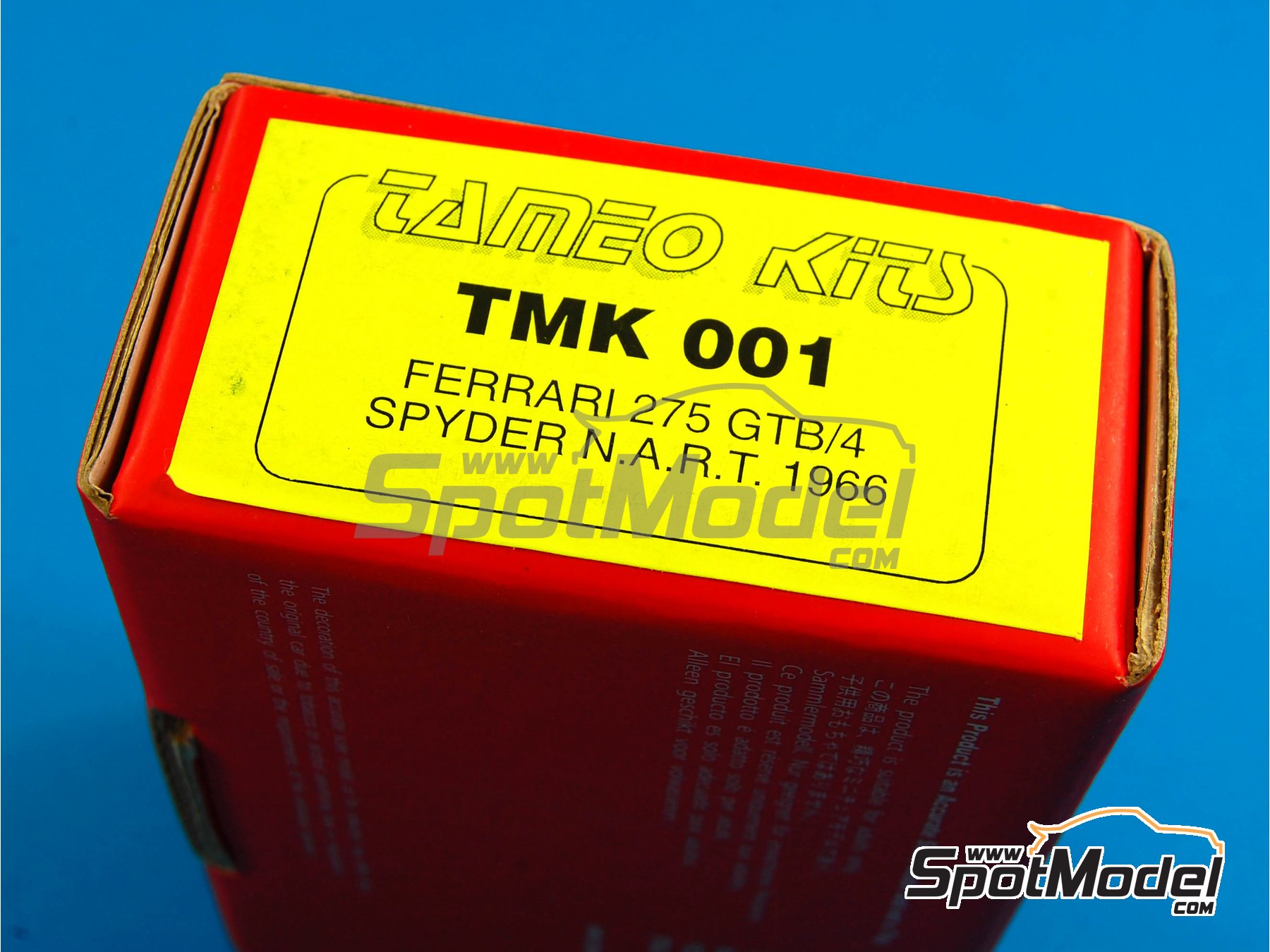 Tameo Kits TMK001: Car scale model kit 1/43 scale - Ferrari 275 GTB/4 ...