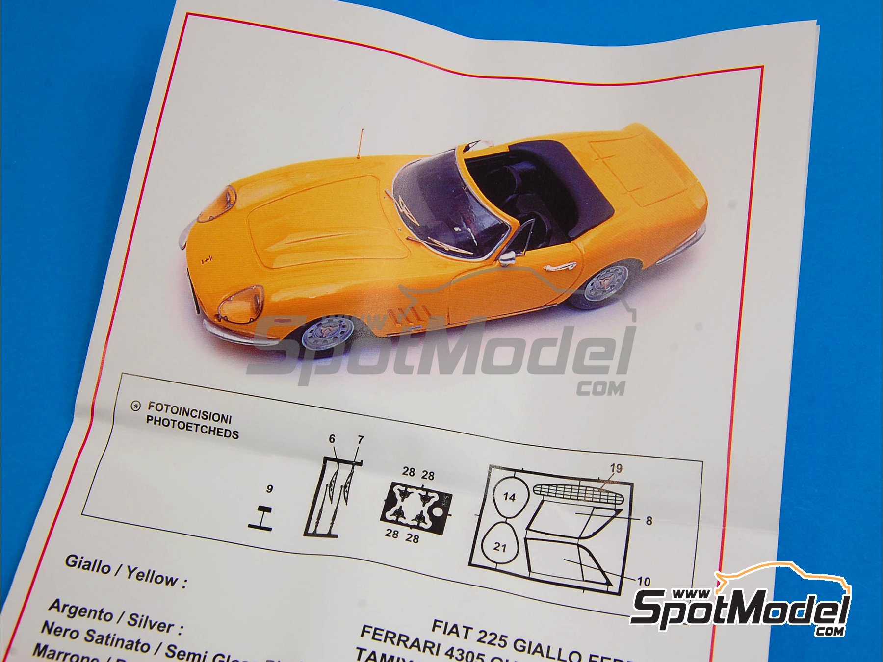 Tameo Kits TMK001: Car scale model kit 1/43 scale - Ferrari 275 GTB/4 ...