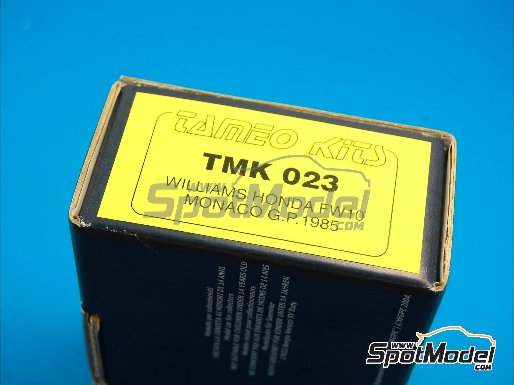 Tameo Kits TMK023: Car scale model kit 1/43 scale - Williams Honda FW10 ...