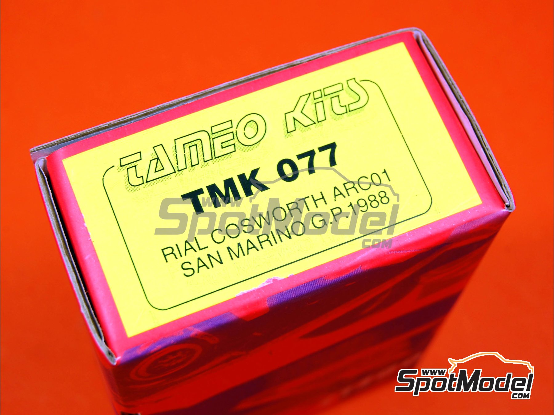 Tameo Kits TMK077: Car scale model kit 1/43 scale - Rial Cosworth ARC01 ...