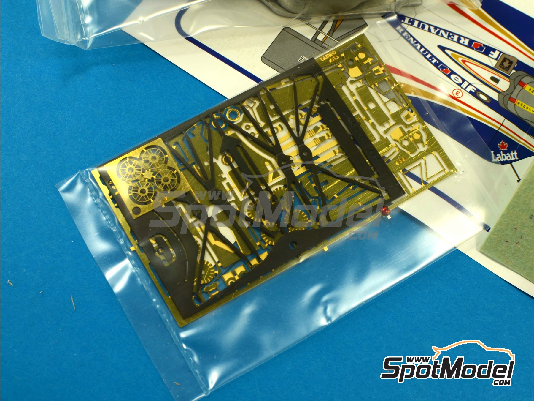 Tameo Kits TMK209: Car scale model kit 1/43 scale - Williams Renault ...