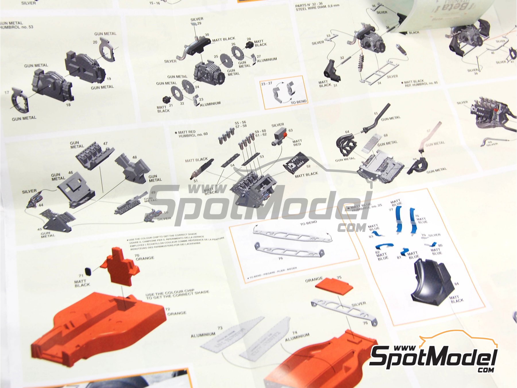 Tameo Kits TMK235: Car scale model kit 1/43 scale - March Ford 761 Beta ...