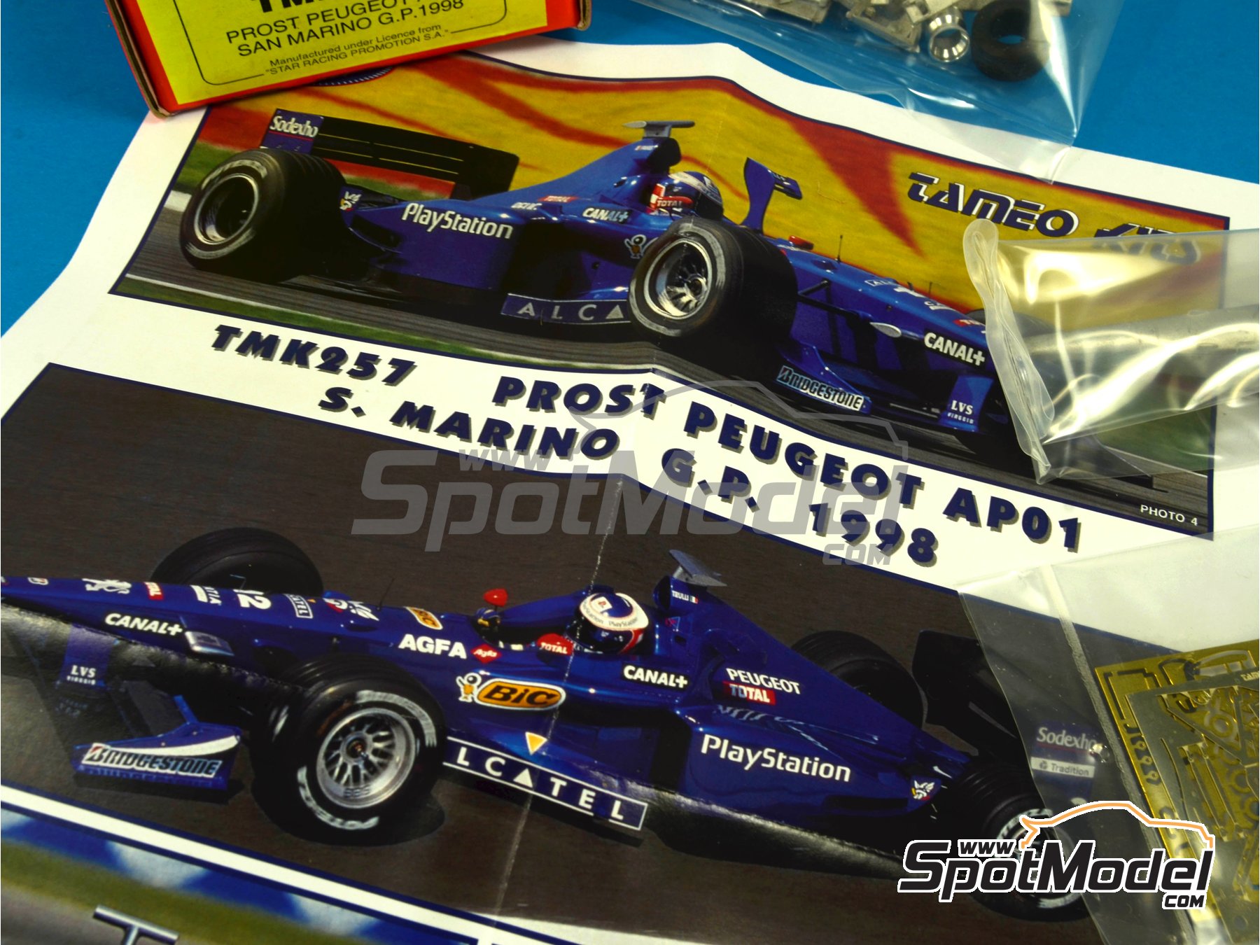 Tameo Kits TMK257: Car scale model kit 1/43 scale - Prost Peugeot AP01 ...