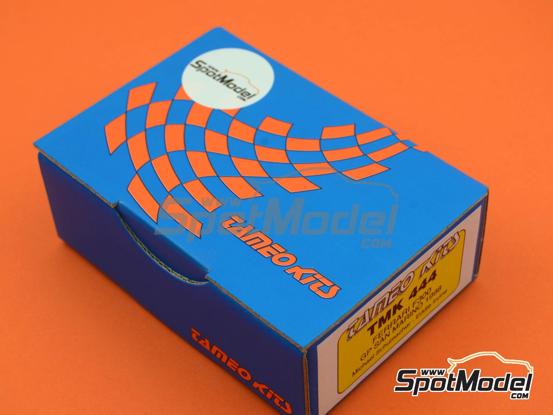 Tameo Kits TMK444: Car scale model kit 1/43 scale - Ferrari F300 ...