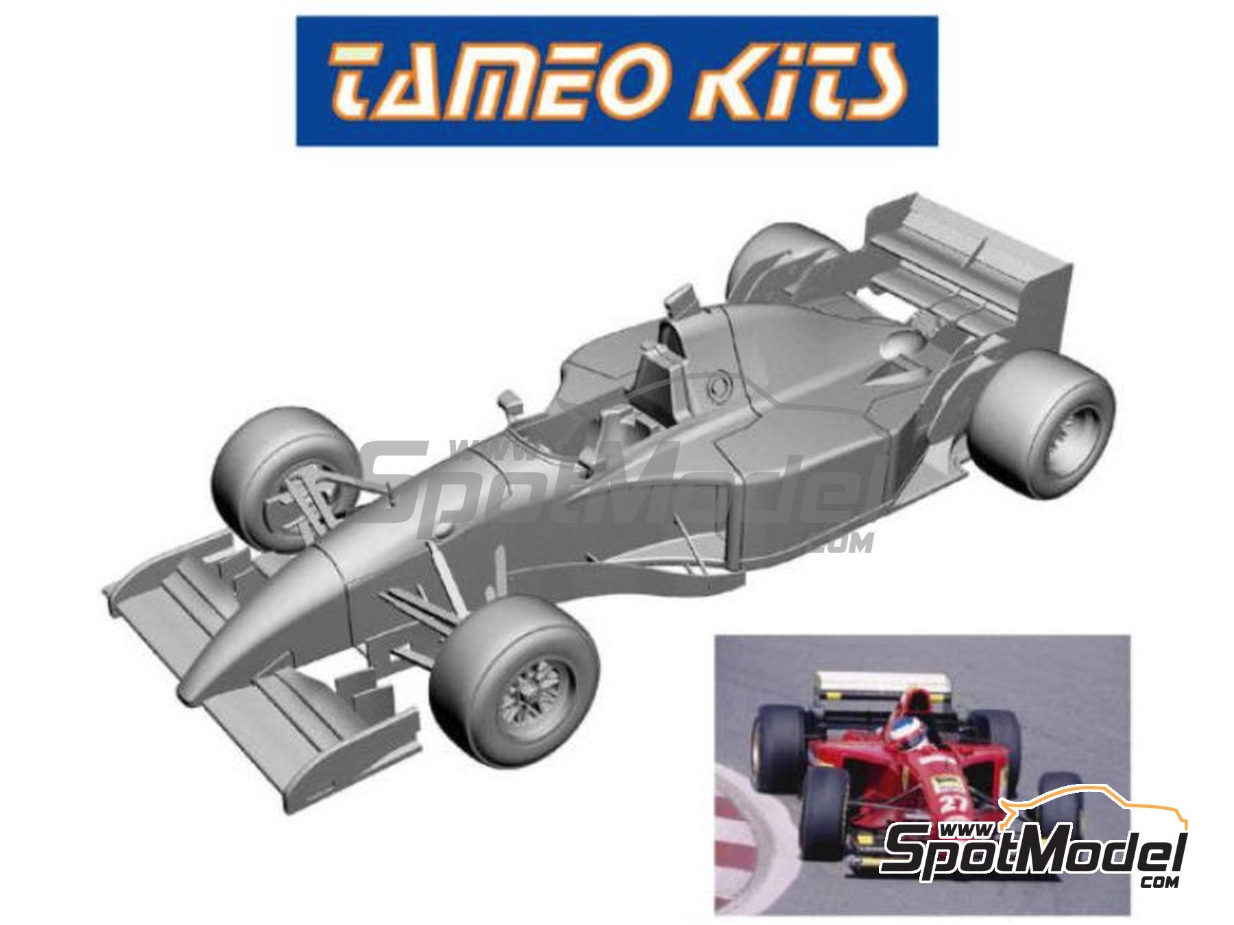 Tameo Kits TMK450: Car scale model kit 1/43 scale - Ferrari 412 T2 ...