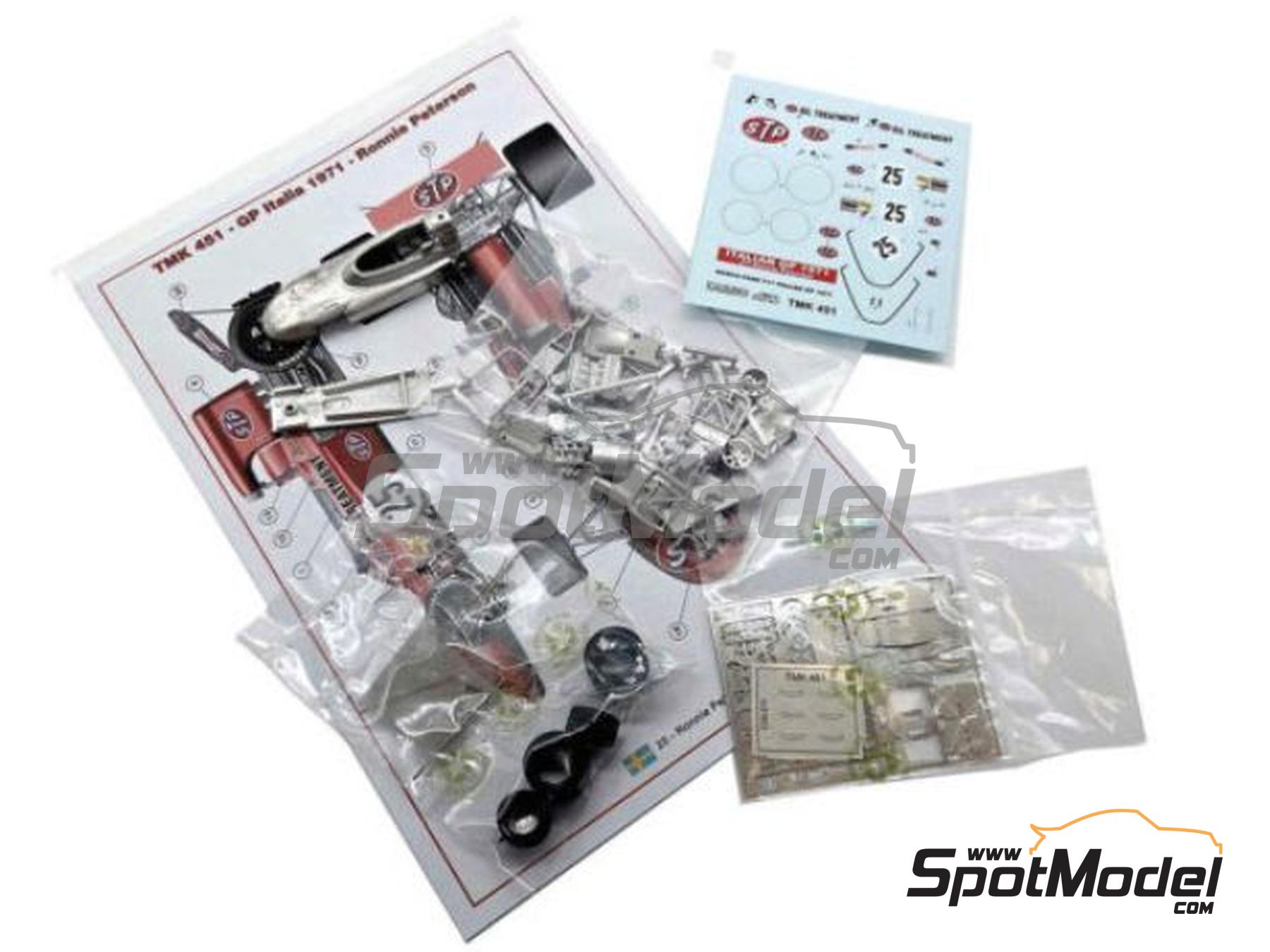 Tameo Kits TMK451: Car scale model kit 1/43 scale - March Ford 711 ...