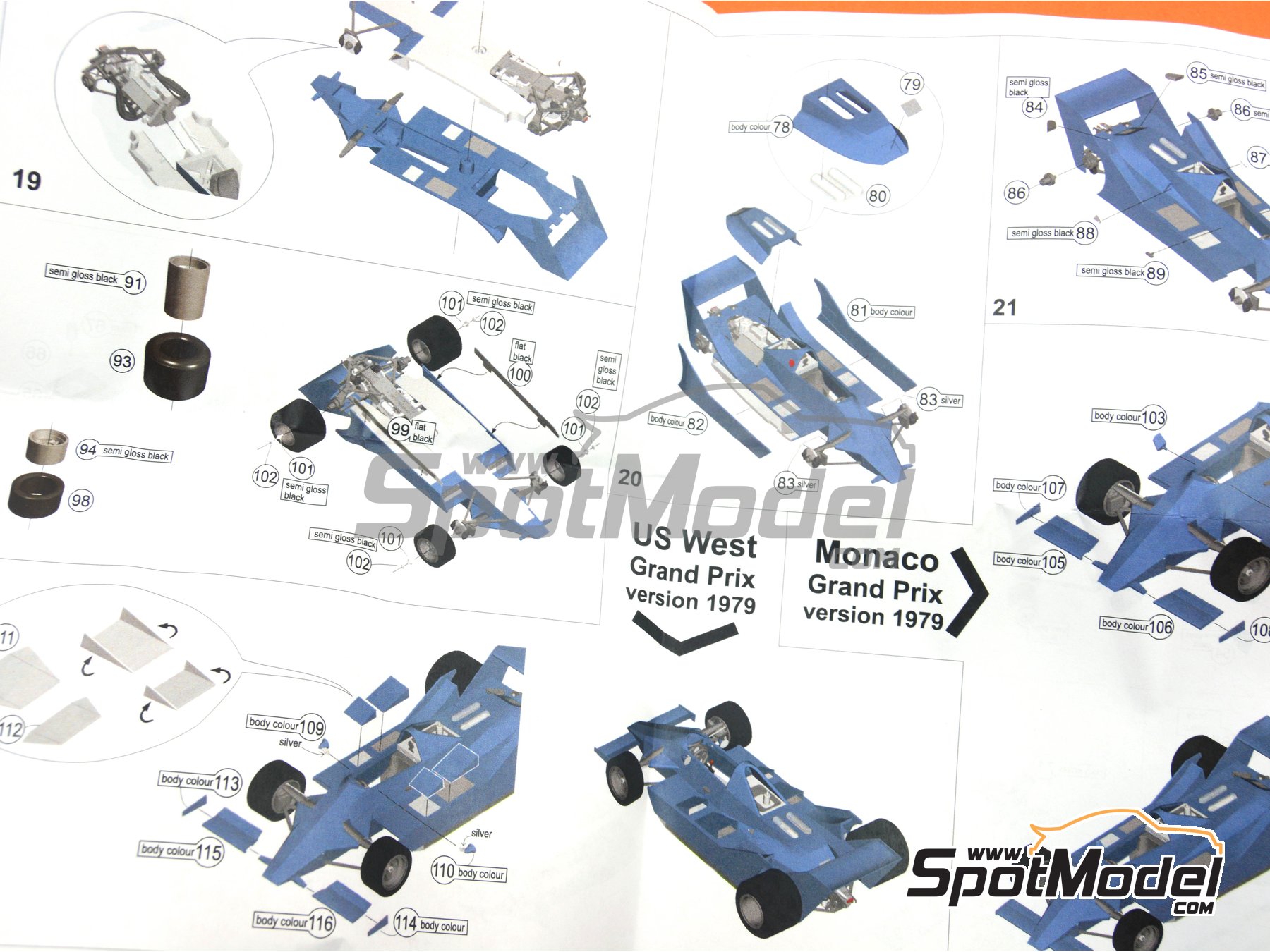 Tameo Kits TWU003: Car scale model kit 1/43 scale - Wolf Ford WR7 ...