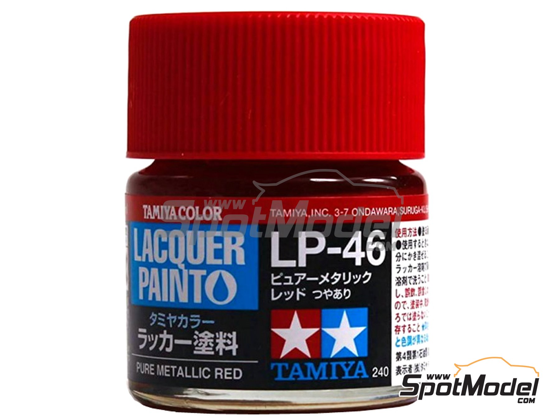 Tamiya 82146: Lacquer paint Pure metallic red LP-46 1 x 10ml (ref. LP ...
