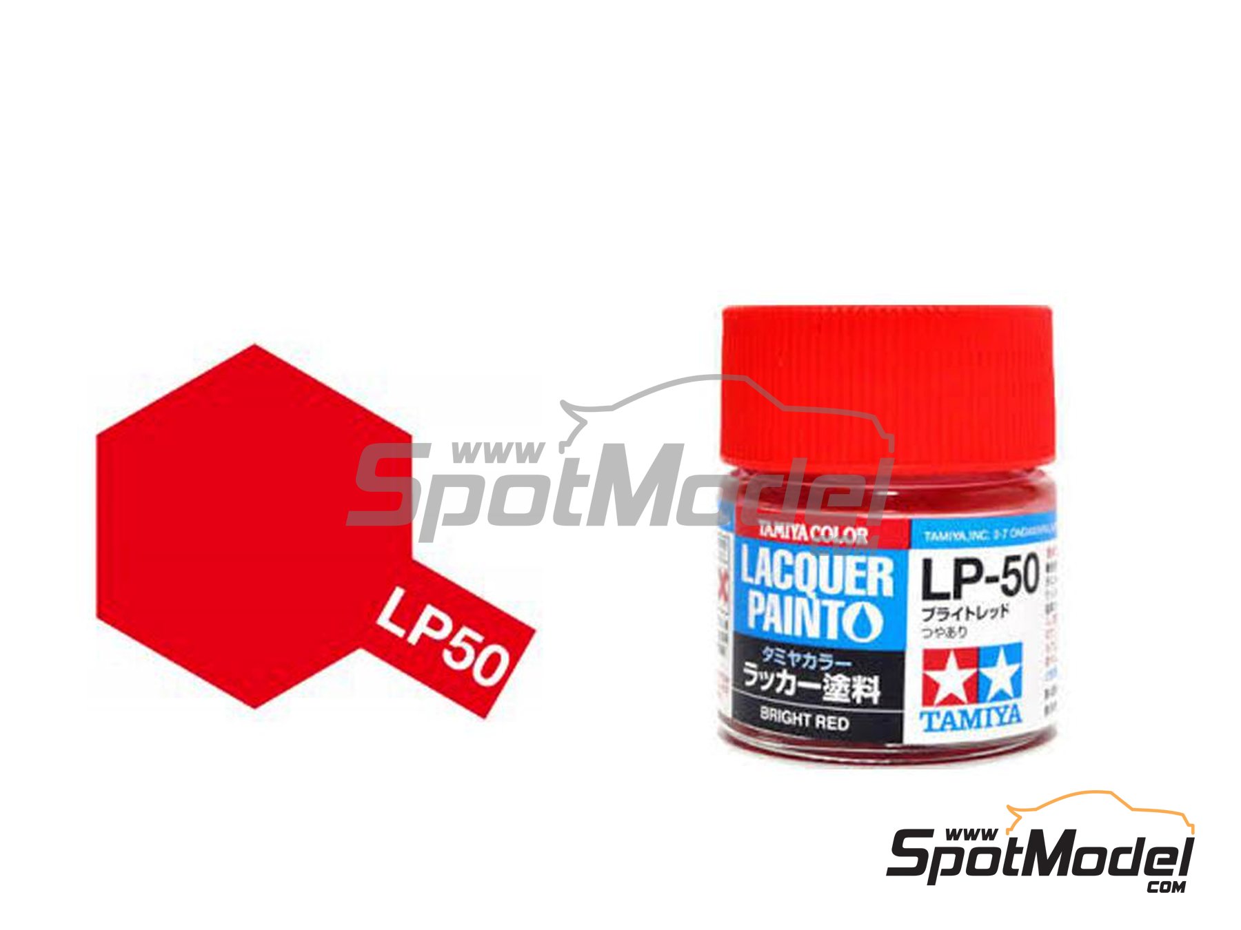 Tamiya 82150: Lacquer paint Bright red LP-50 1 x 10ml (ref. LP-50) | SpotModel