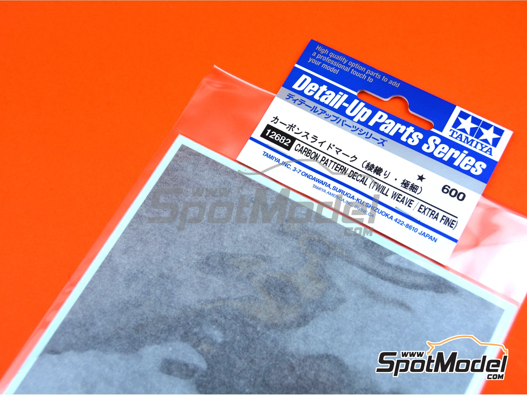 Tamiya 12682: Carbon fiber decal - Twill weave extra fine carbon ...
