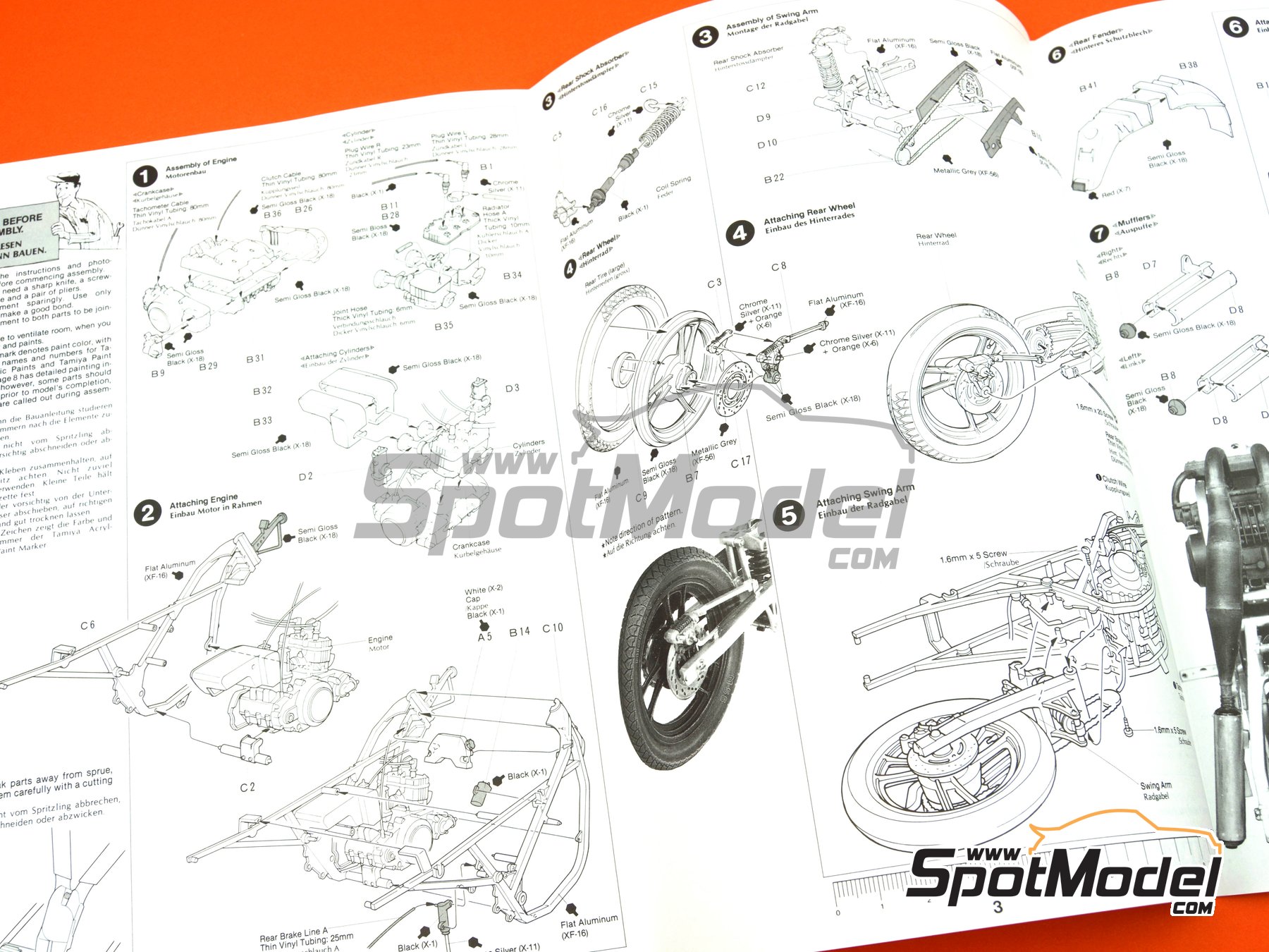 Tamiya 14029: Motorbike scale model kit 1/12 scale - Suzuki RG250 Gamma ...