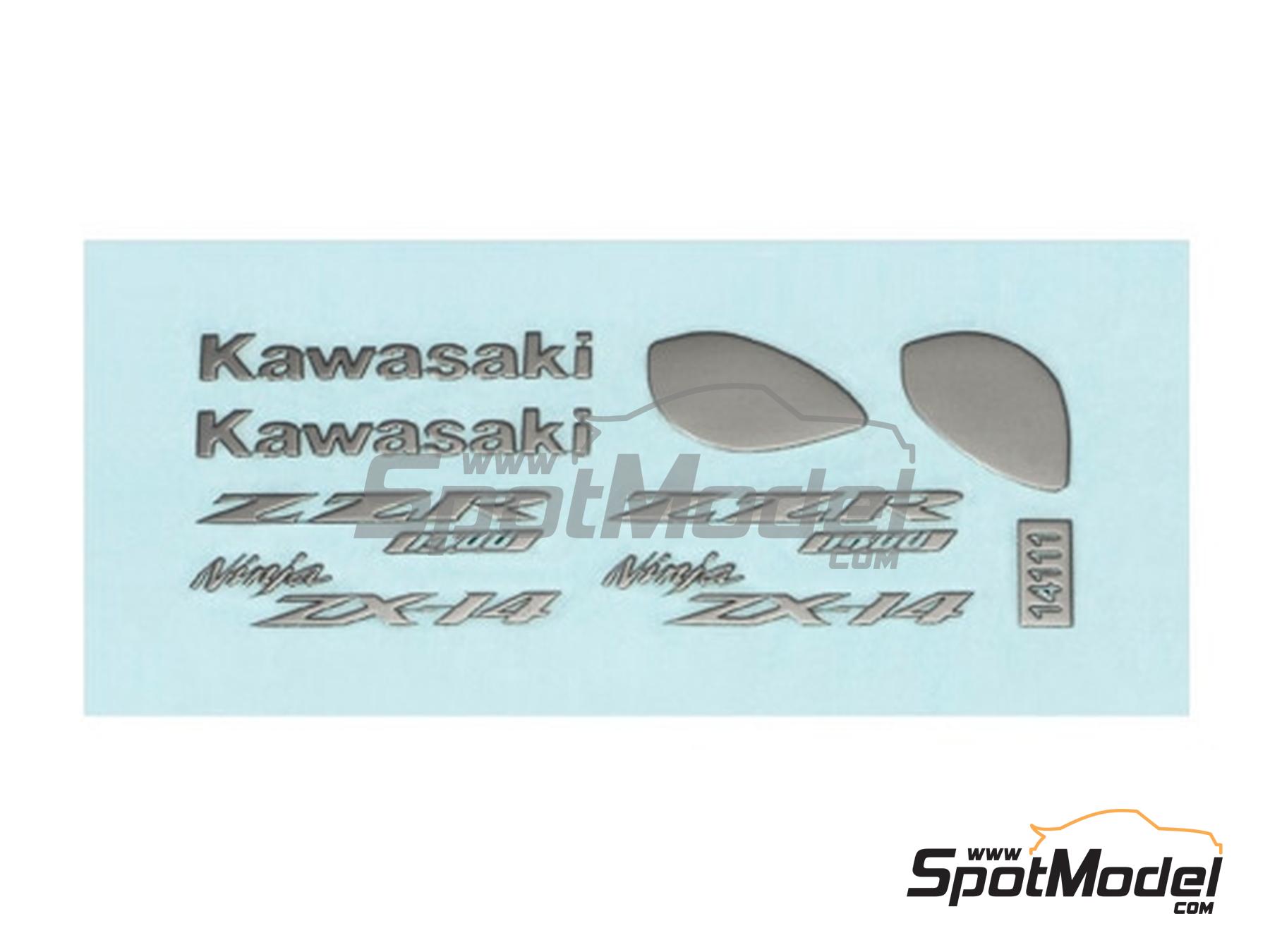 Tamiya 14111: Motorbike scale model kit 1/12 scale - Kawasaki ZZR 1400 ...