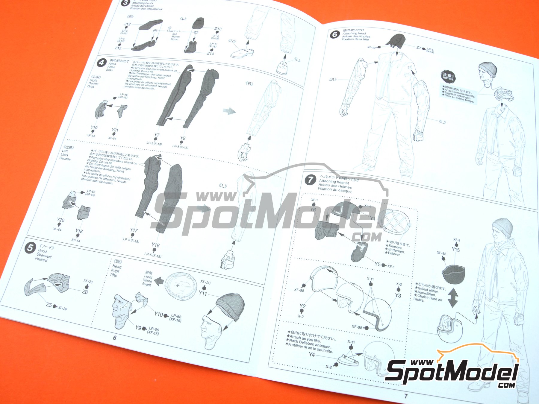 Tamiya 14137: Figure 1/12 scale - Street Rider Figure (ref. TAM14137 ...