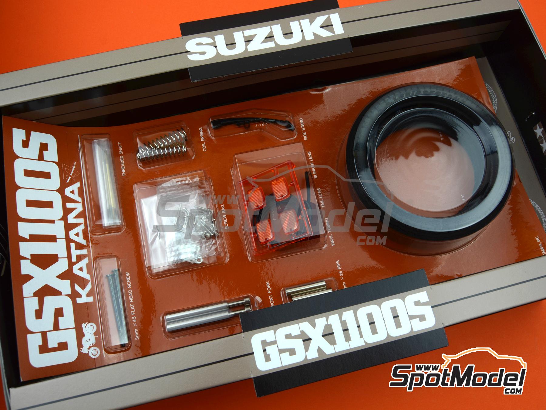 Tamiya 16025: Motorbike scale model kit 1/6 scale - Suzuki Katana GSX ...