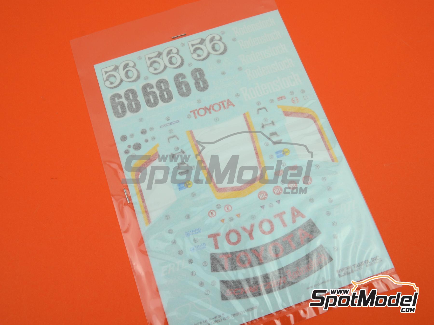 Tamiya 20072: Car scale model kit 1/20 scale - Toyota Celica LB Turbo ...