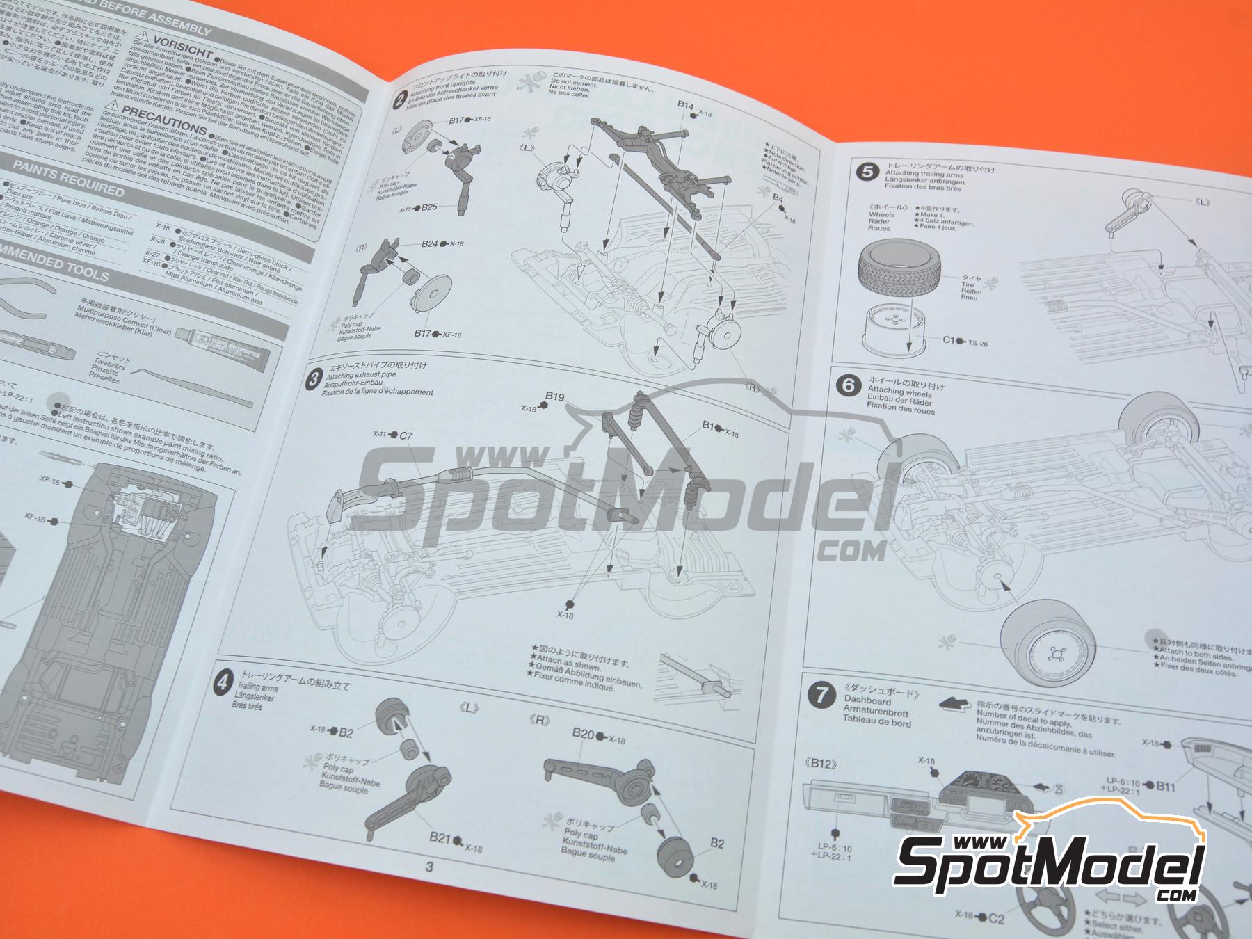 Tamiya 24045: Car scale model kit 1/24 scale - Honda Ballade Sports ...