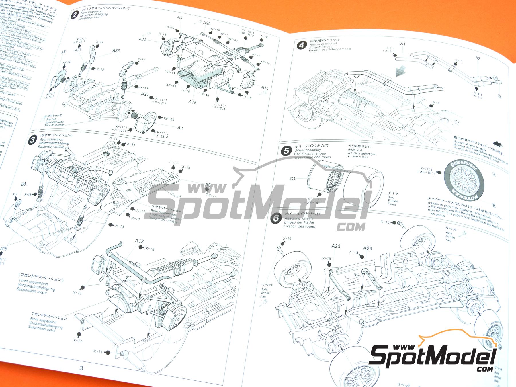Tamiya 24184: Car scale model kit 1/24 scale - Nissan Skyline GT-R ...