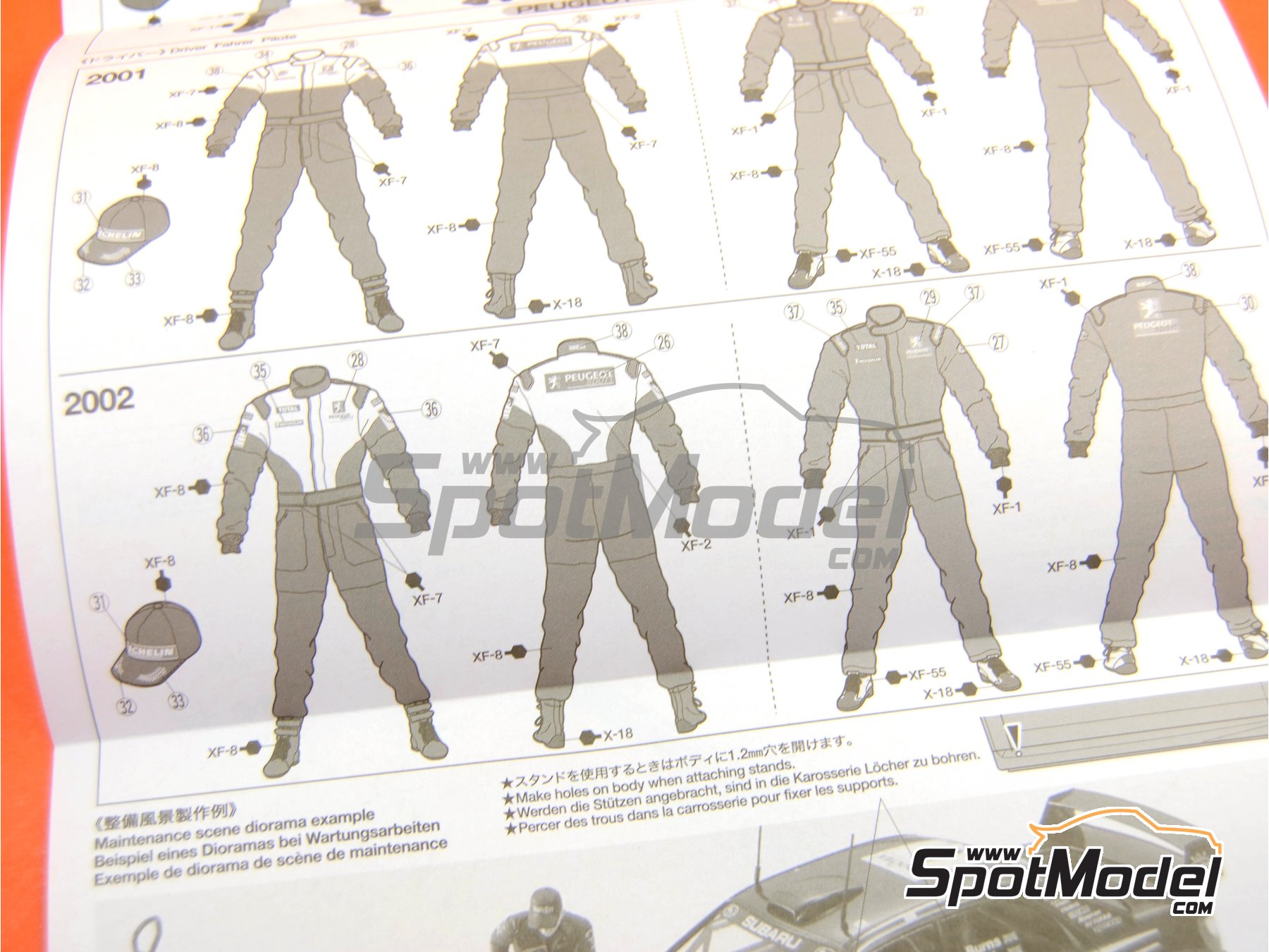 Tamiya 24266: Figures set 1/24 scale - Rally Mechanics sponsored by ...