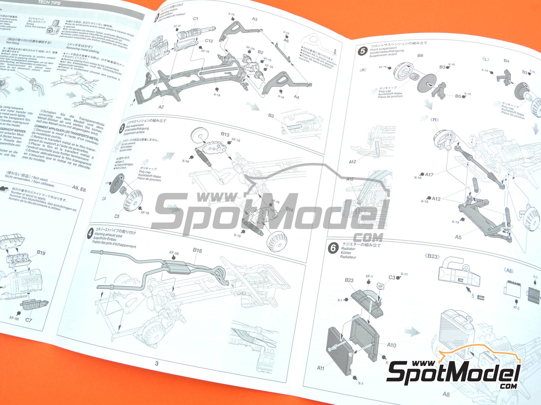 Tamiya 24340: Car scale model kit 1/24 scale - Honda S600 (ref ...