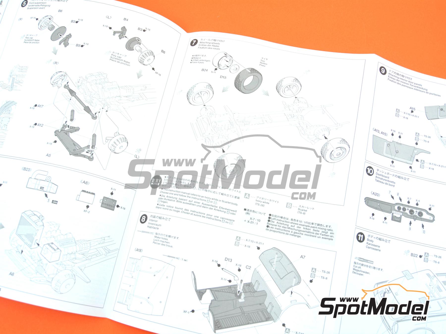 Tamiya 24340: Car scale model kit 1/24 scale - Honda S600 (ref ...