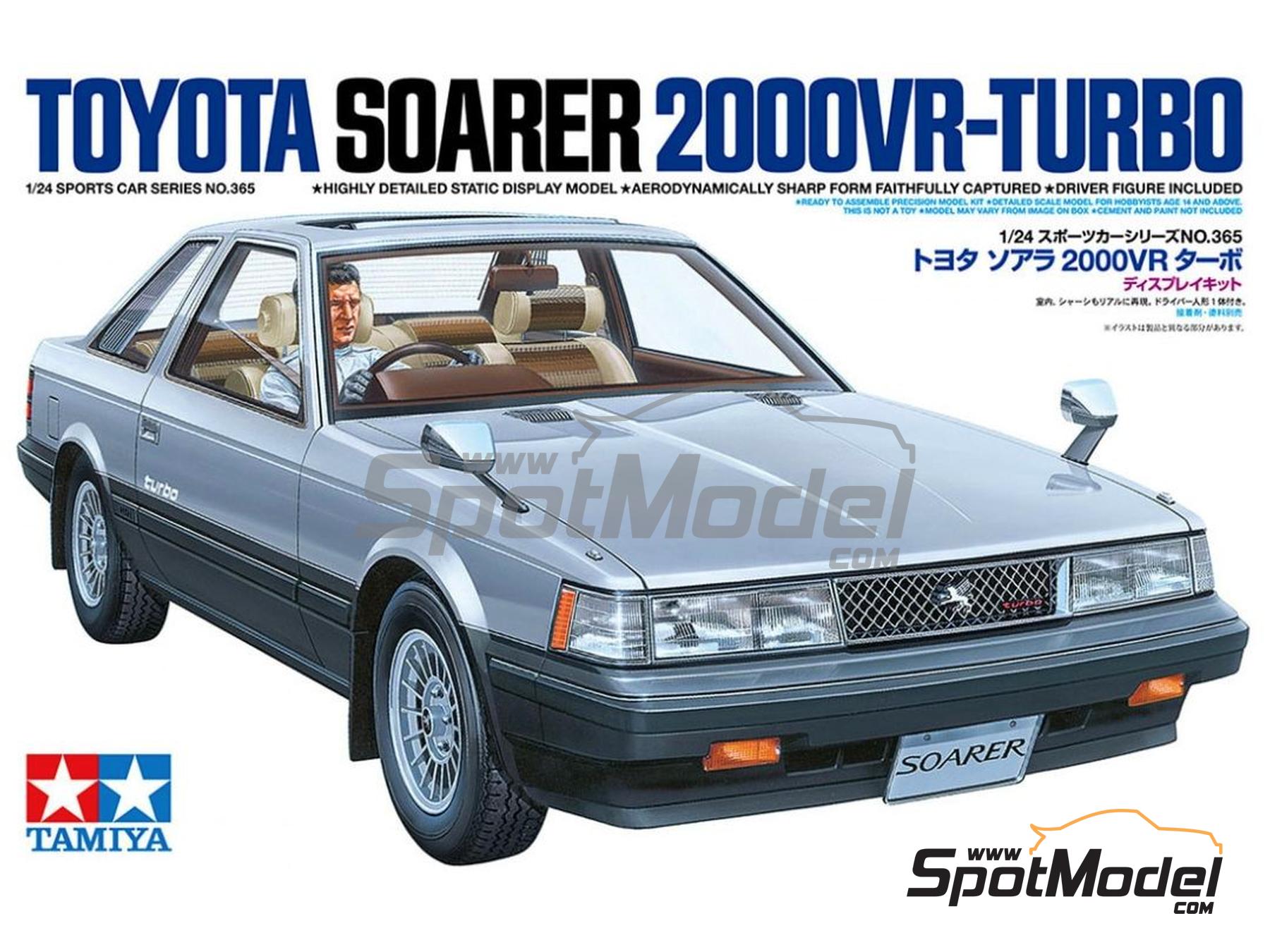 Tamiya 24365: Car scale model kit 1/24 scale - Toyota Soarer 2000VR ...