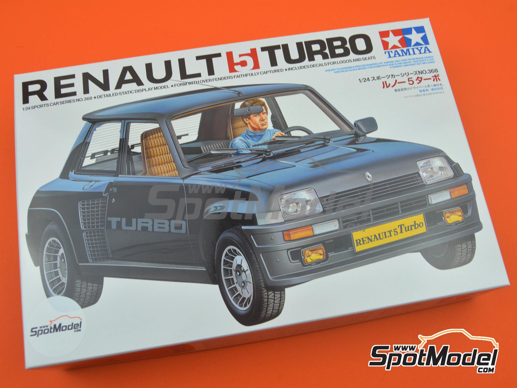 Tamiya 24368: Car scale model kit 1/24 scale - Renault 5 Turbo (ref ...