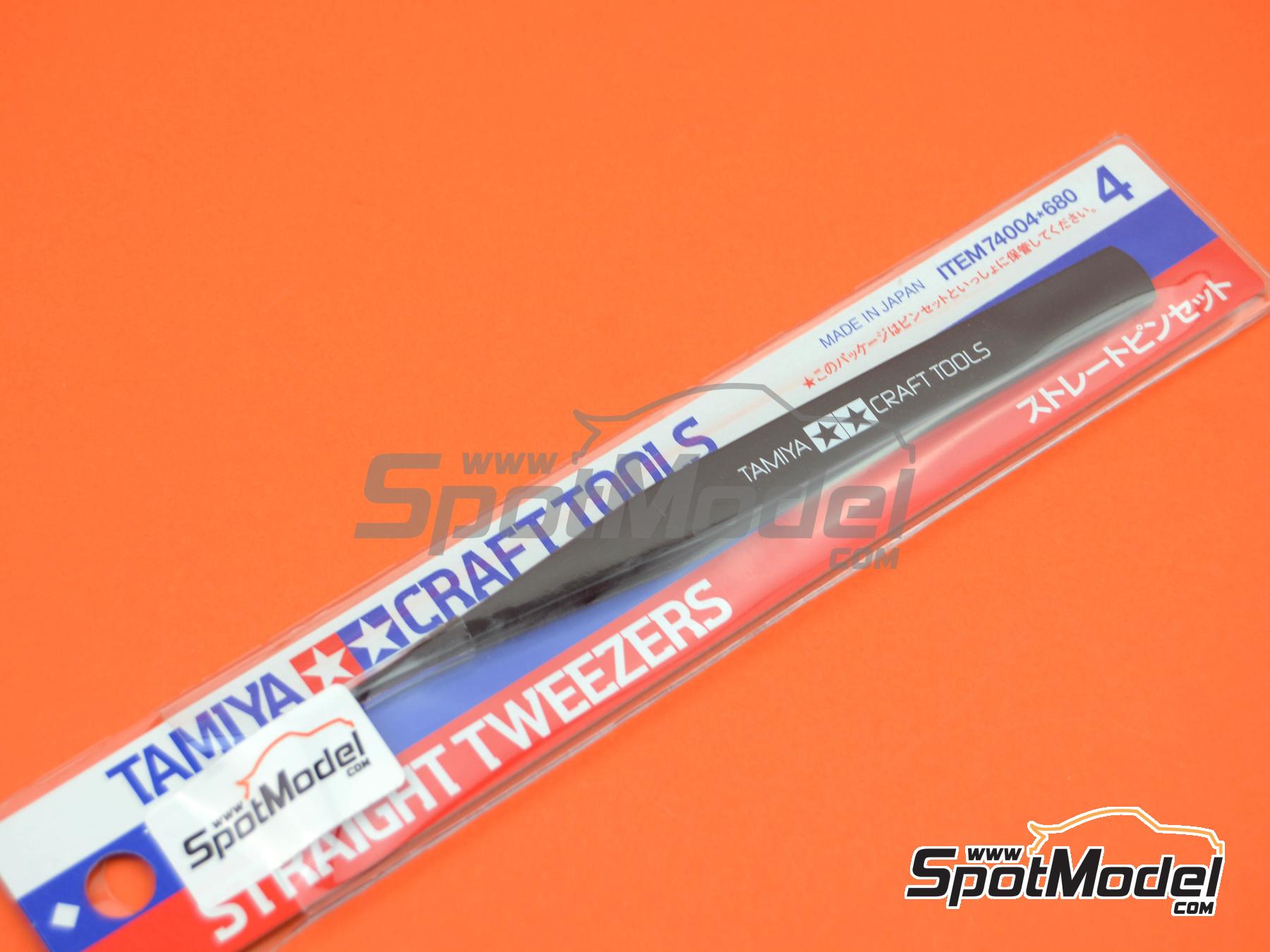 Tamiya 74004: Hobby tool - Tweezers straight (ref. TAM74004) | SpotModel