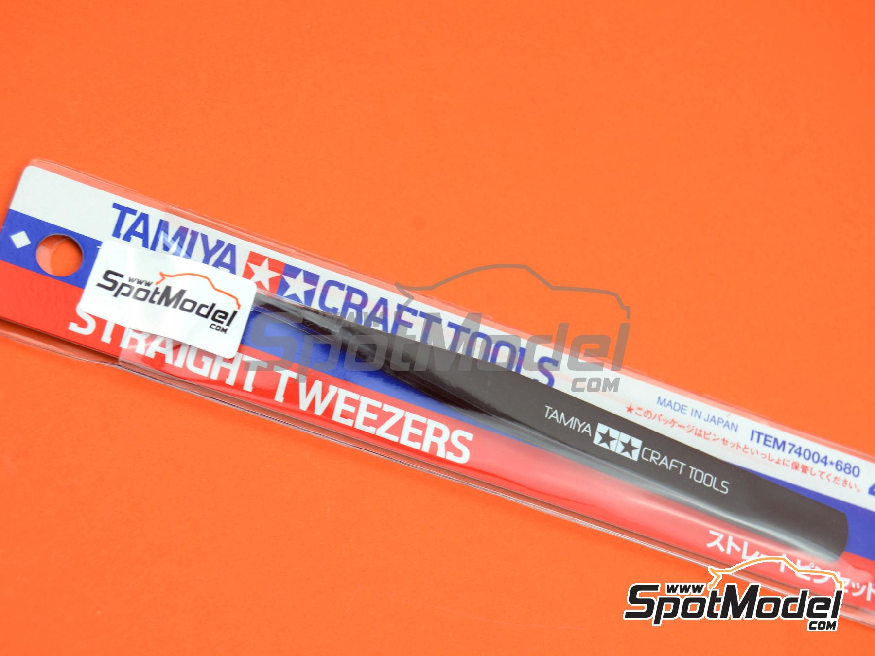 Tamiya 74004: Hobby tool - Tweezers straight (ref. TAM74004) | SpotModel