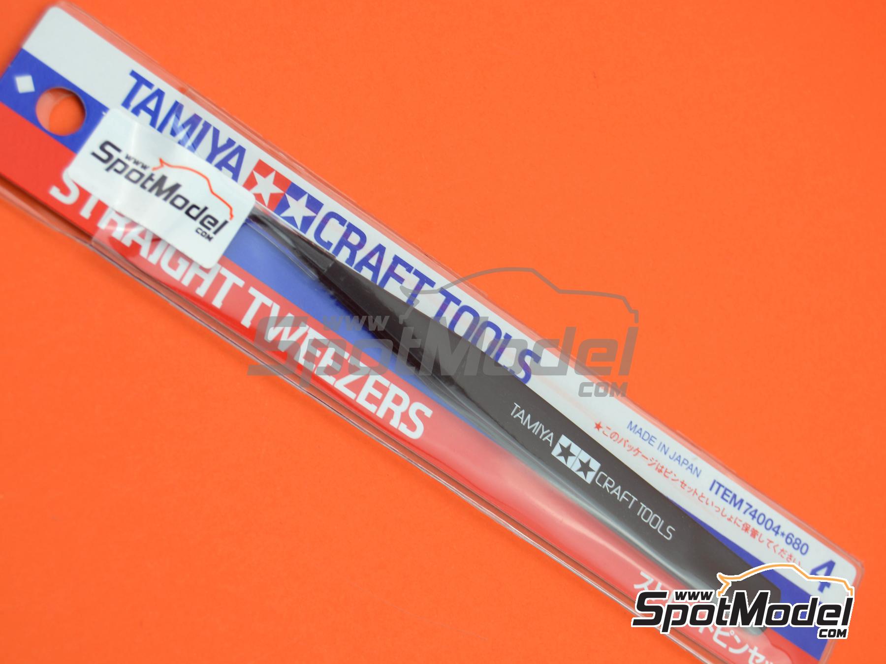 Tamiya 74004: Hobby tool - Tweezers straight (ref. TAM74004) | SpotModel