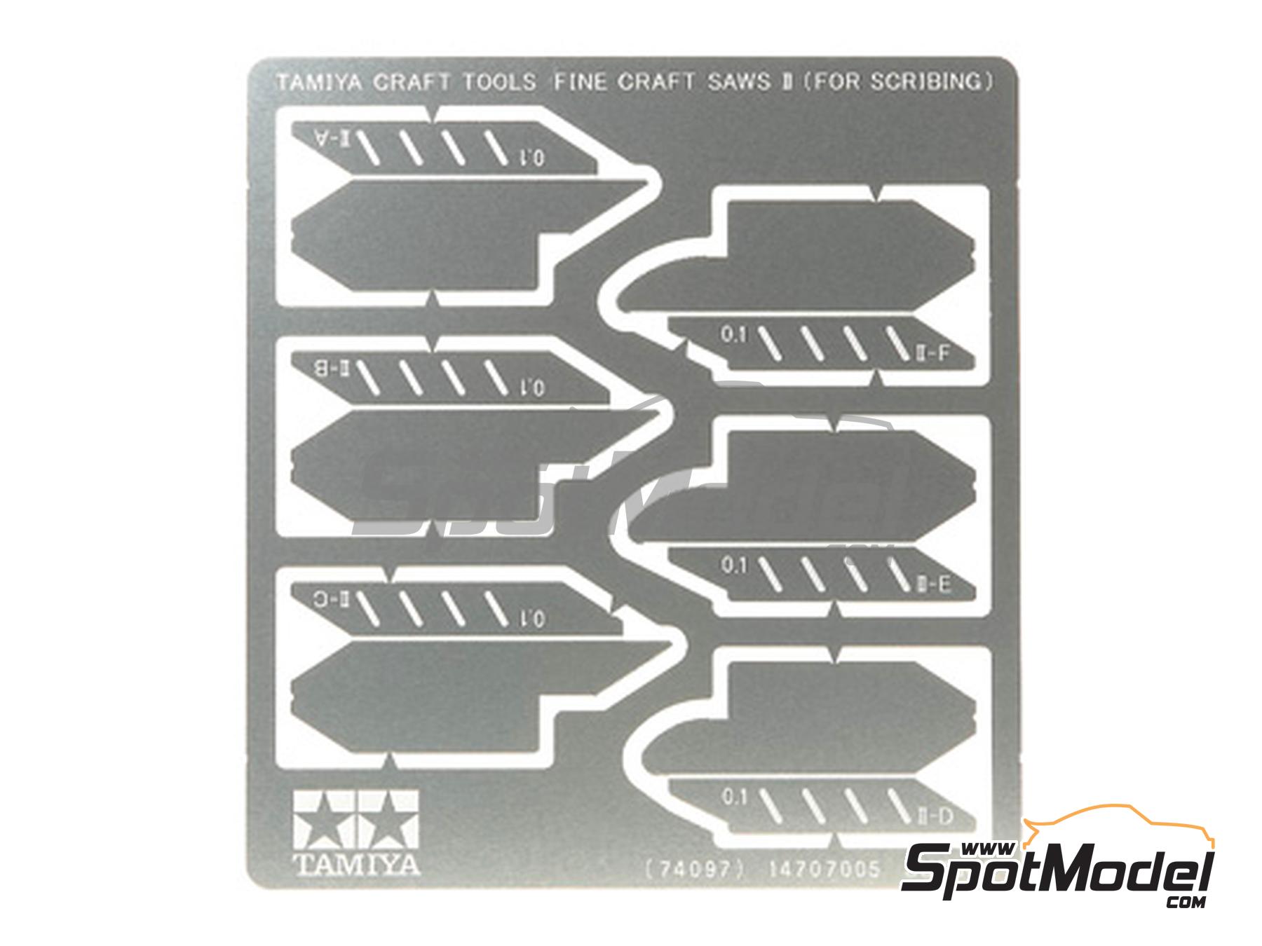Tamiya 74097: Hobby tool - Fine Craft Saws II (for Scribing) 0,1mm ...
