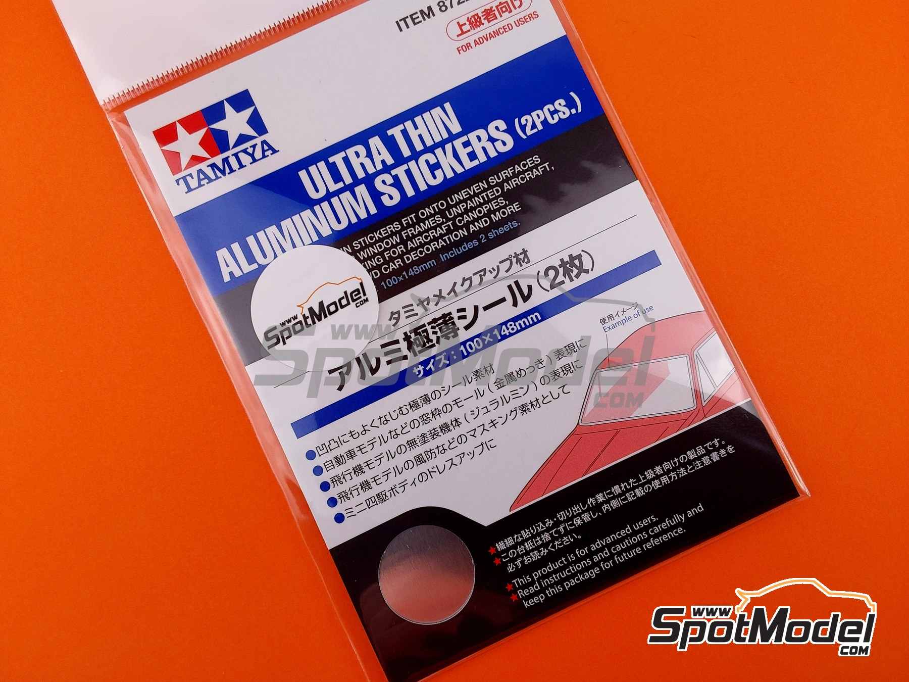 Tamiya 87226: Material - Ultra Thin Aluminum Sticker (ref. TAM87226 ...