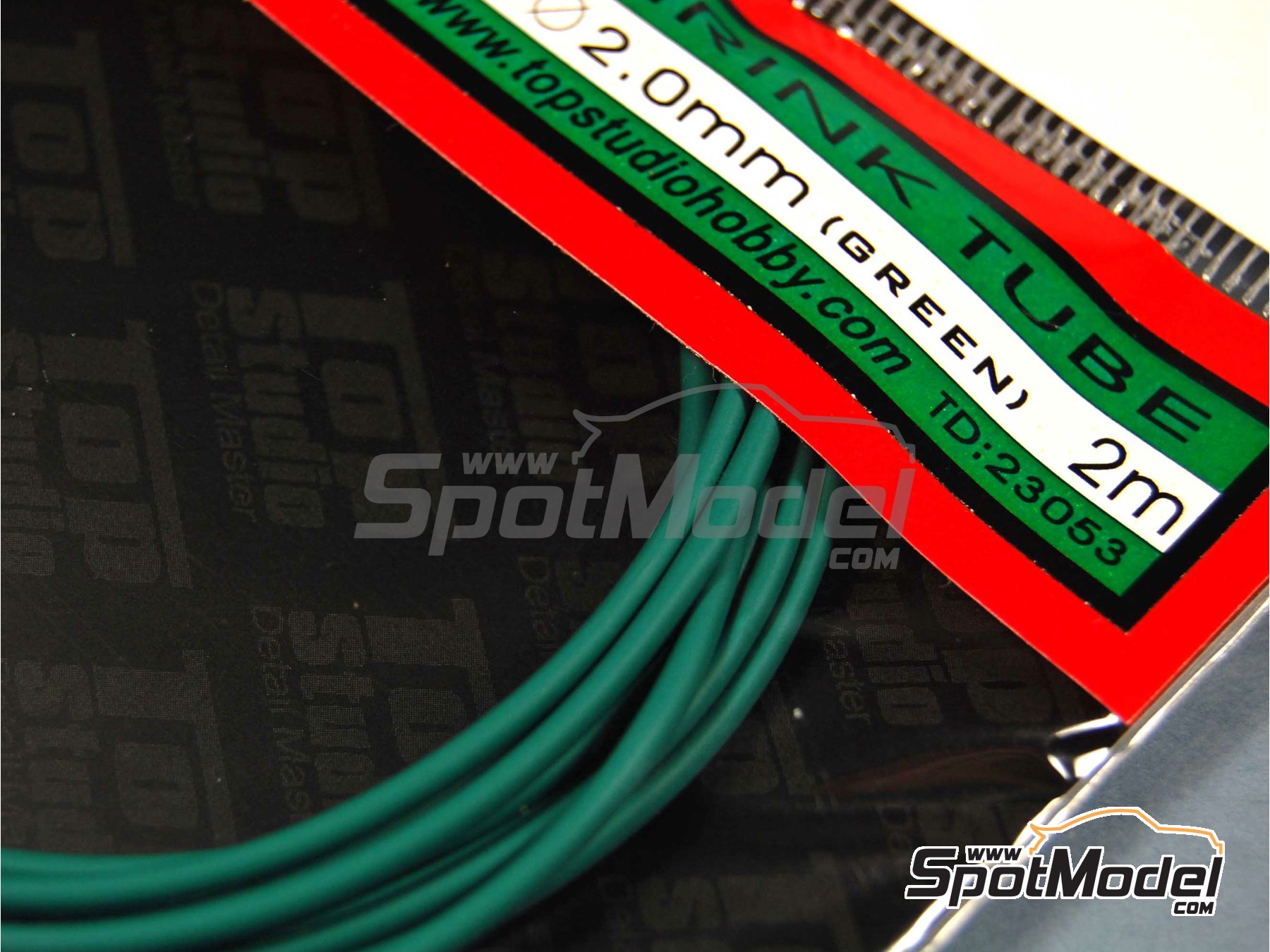 Top Studio TD23053: Pipe - Shrink tube 2.0mm x 2.00 m - Green color ...