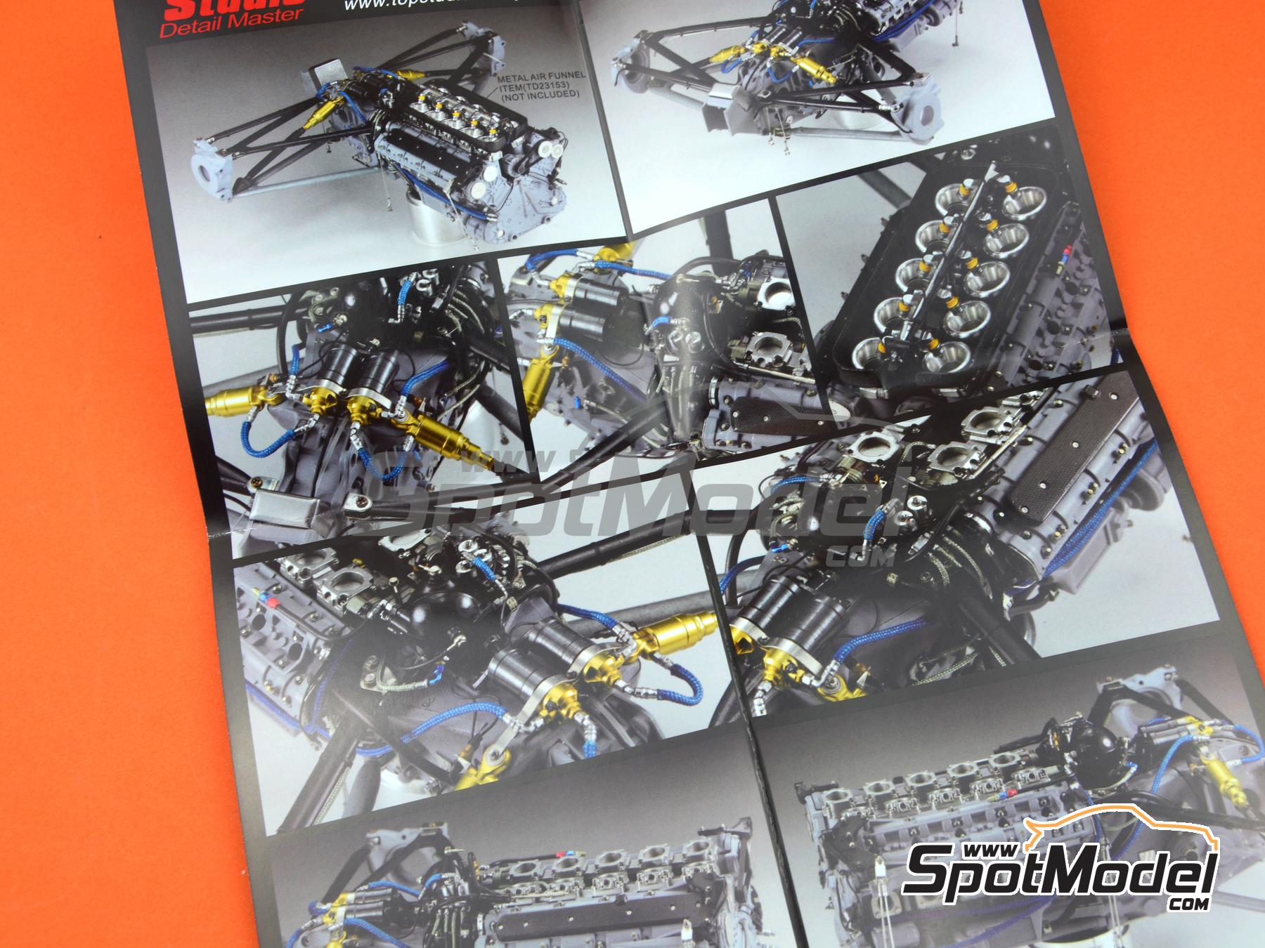 Top Studio TD23280: Detail up set 1/12 scale - Williams Renault FW14B ...