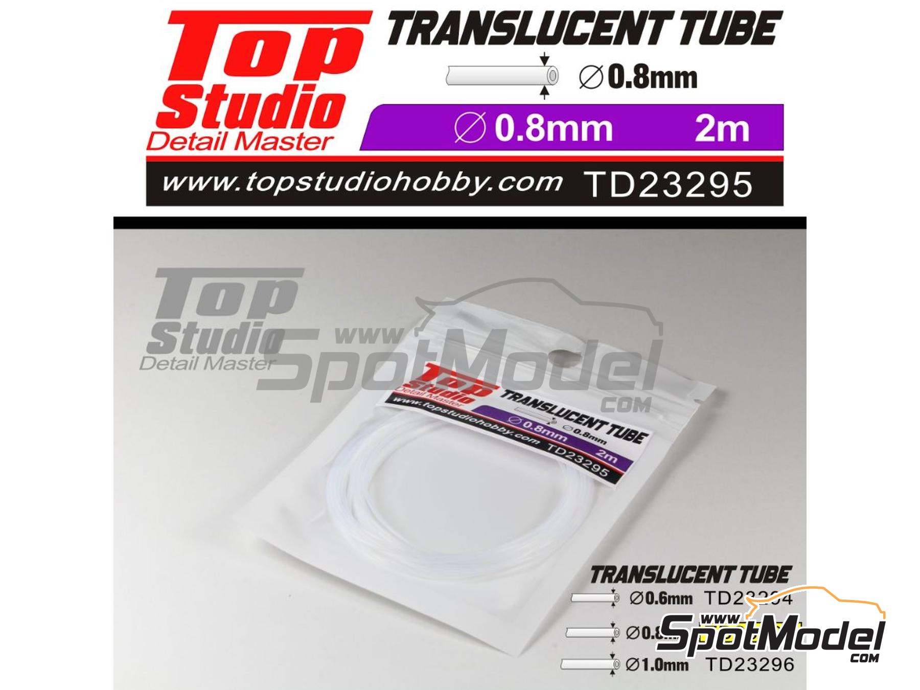 Top Studio TD23295: Pipe Translucent tube 0,8 mm diameter and 2 meters ...