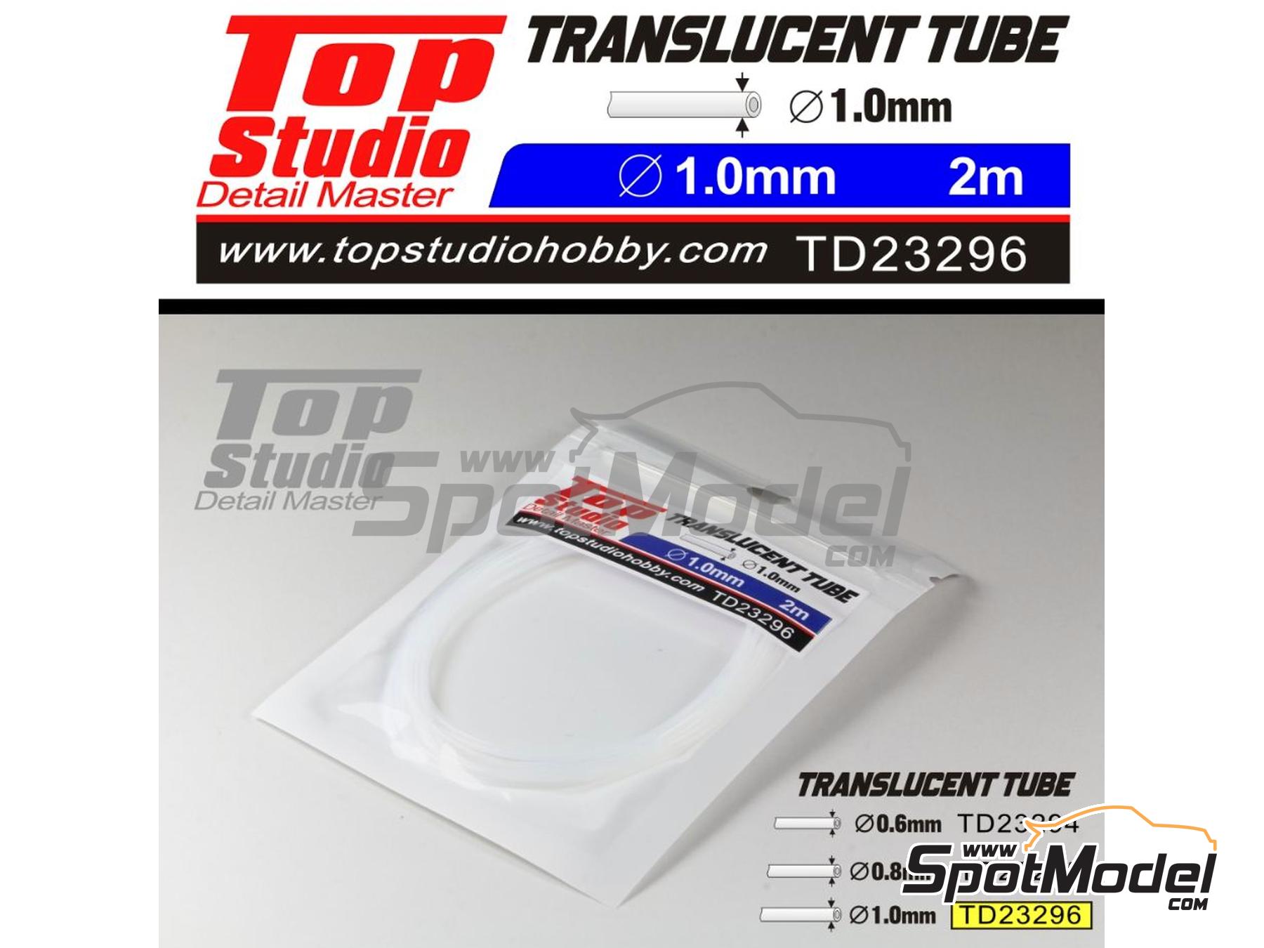 Top Studio TD23296: Pipe Translucent tube 1,0 mm diameter and 2 meters ...