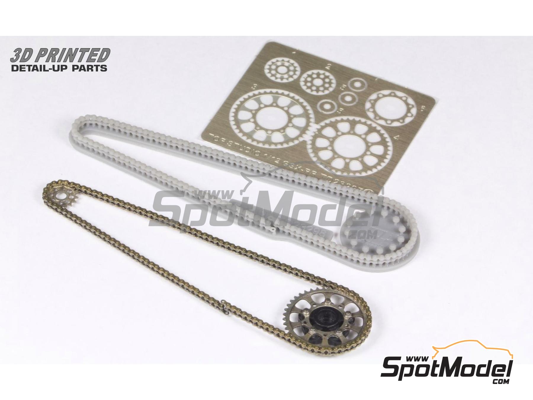 Top Studio TD23298: Chain set 1/12 scale - Suzuki GSX-RR - for Tamiya ...