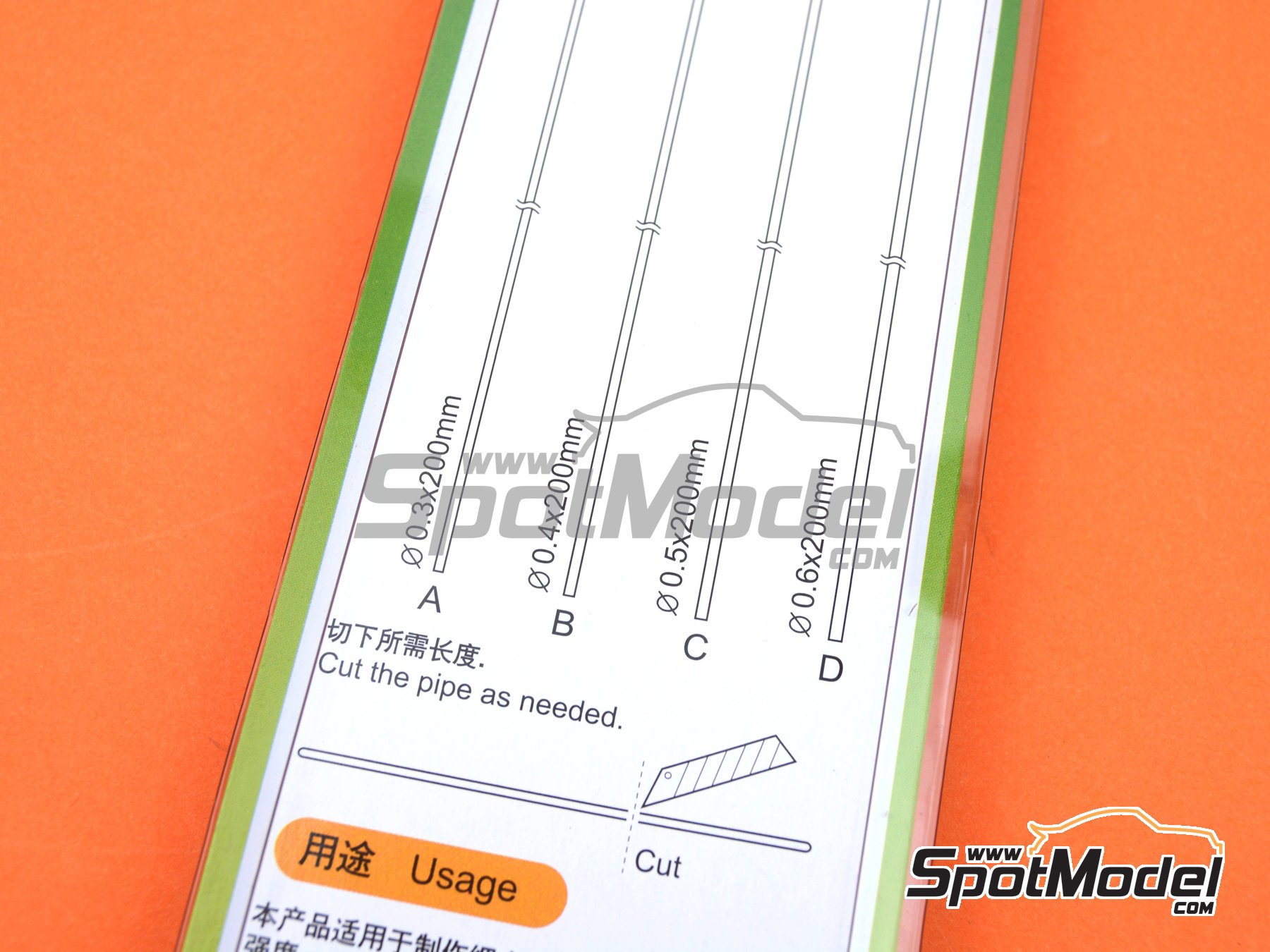 Trumpeter 09942: Material - Brass Pipe Set 1 - 8 units (ref. 09942 ...