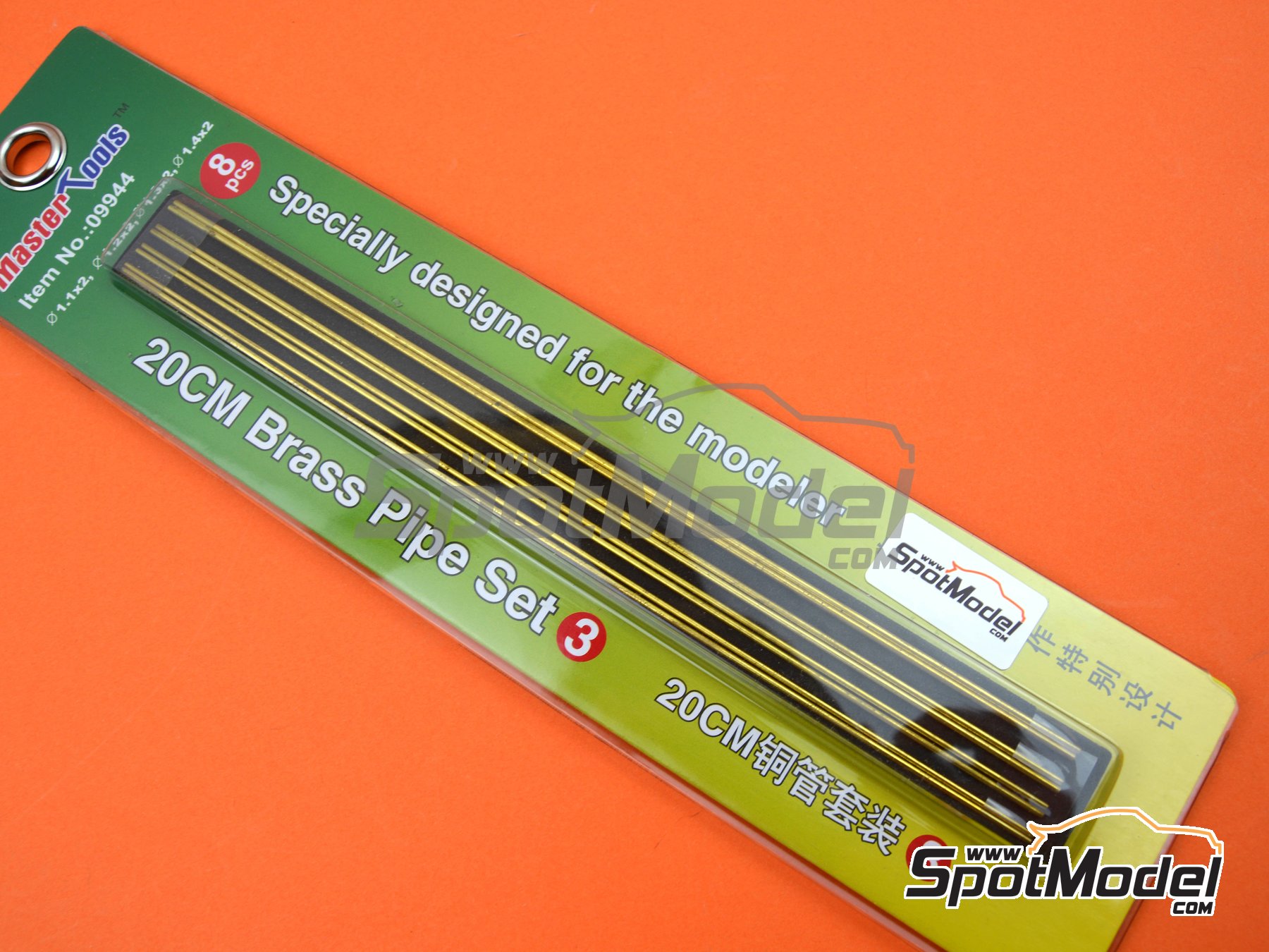 Trumpeter 09944: Material - Brass Pipe Set 3 - 8 units (ref. 09944 ...