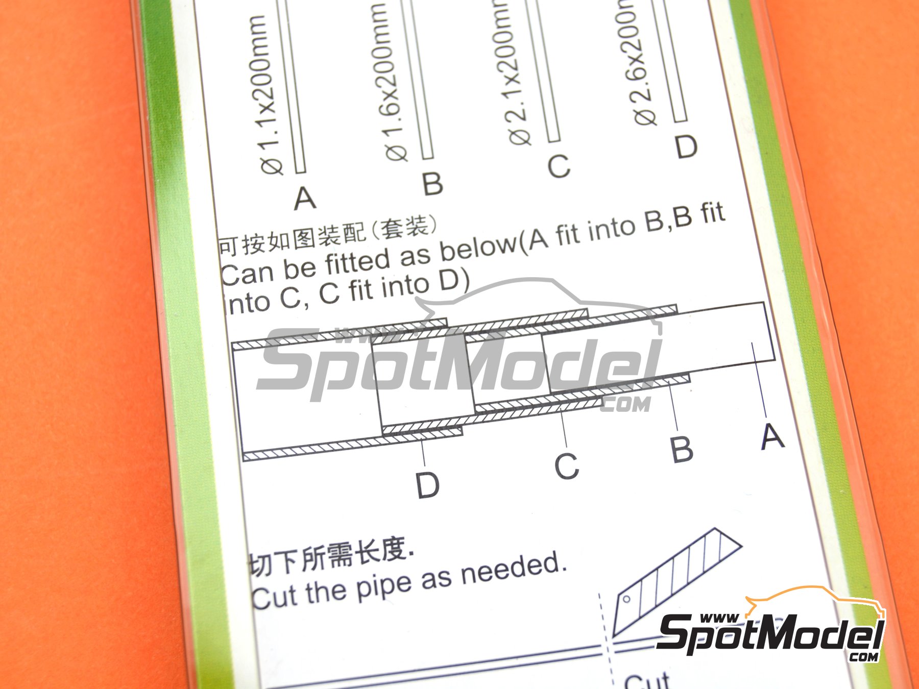 Trumpeter 09945: Material - Brass Pipe Set 4 - 4 units (ref. 09945 ...