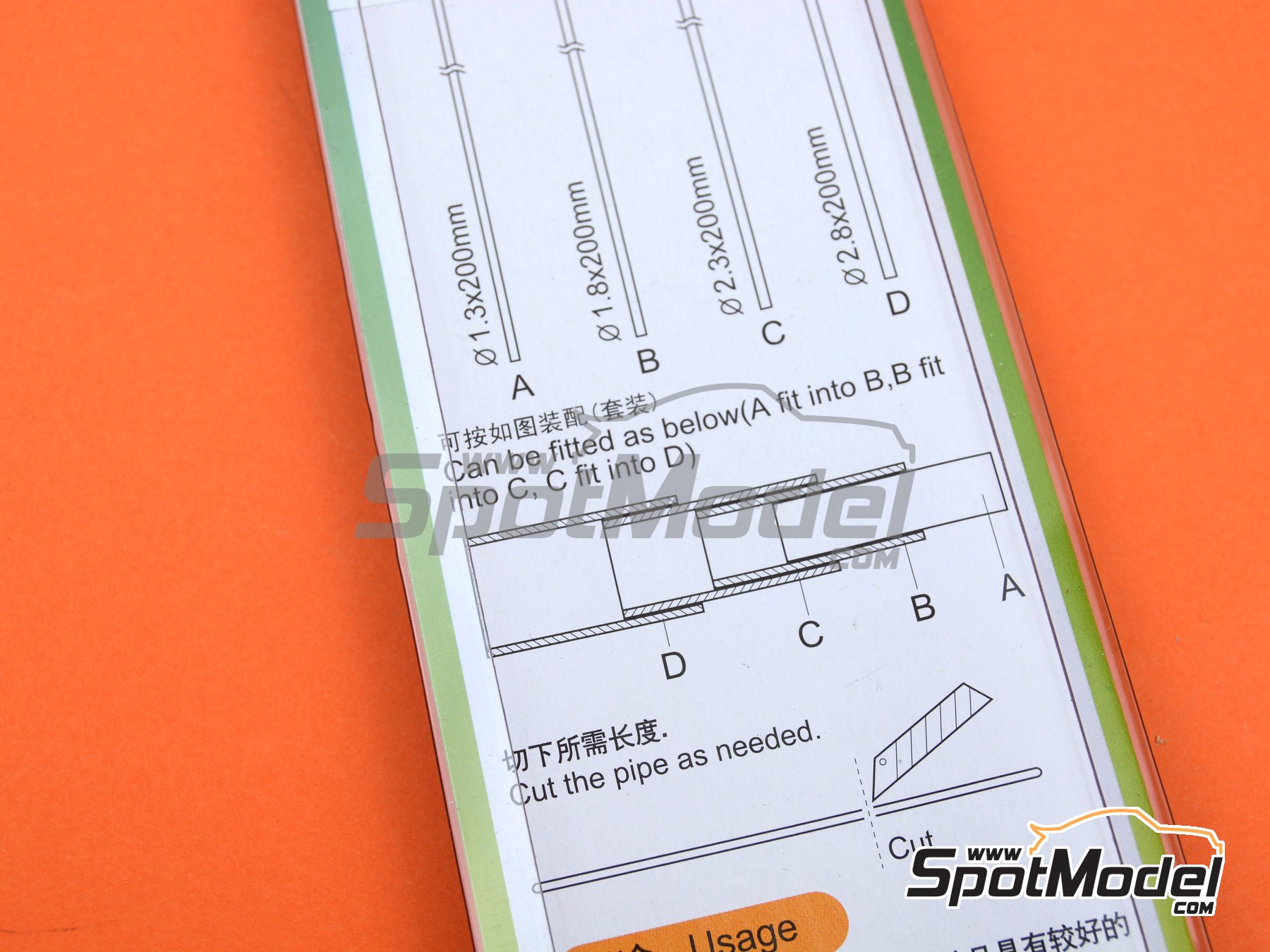 Trumpeter 09946: Material - Brass Pipe Set 5 - 4 units (ref. 09946 ...