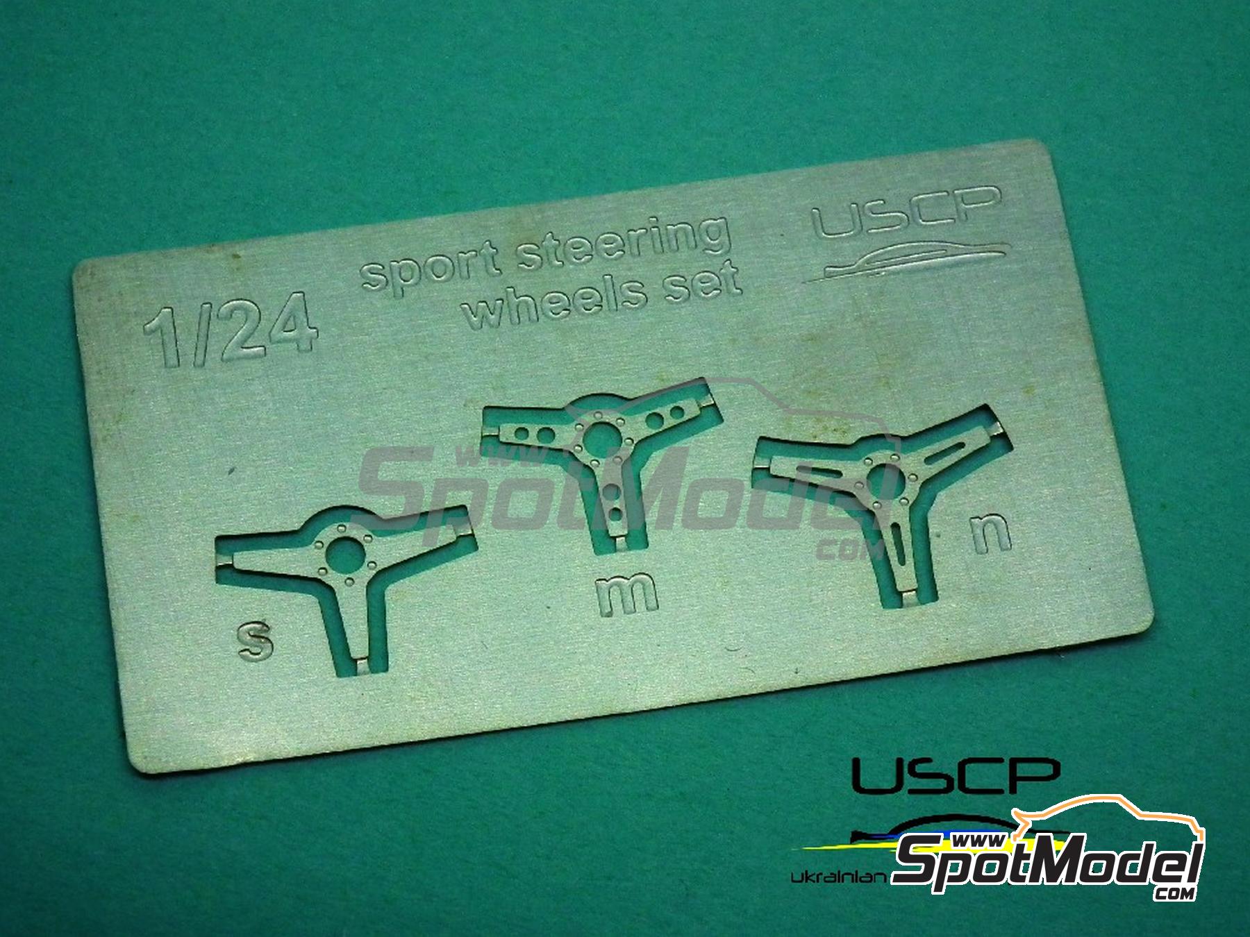 USCP 24A055: Steering wheel 1/24 scale - Sport Steering Wheels - 3 ...