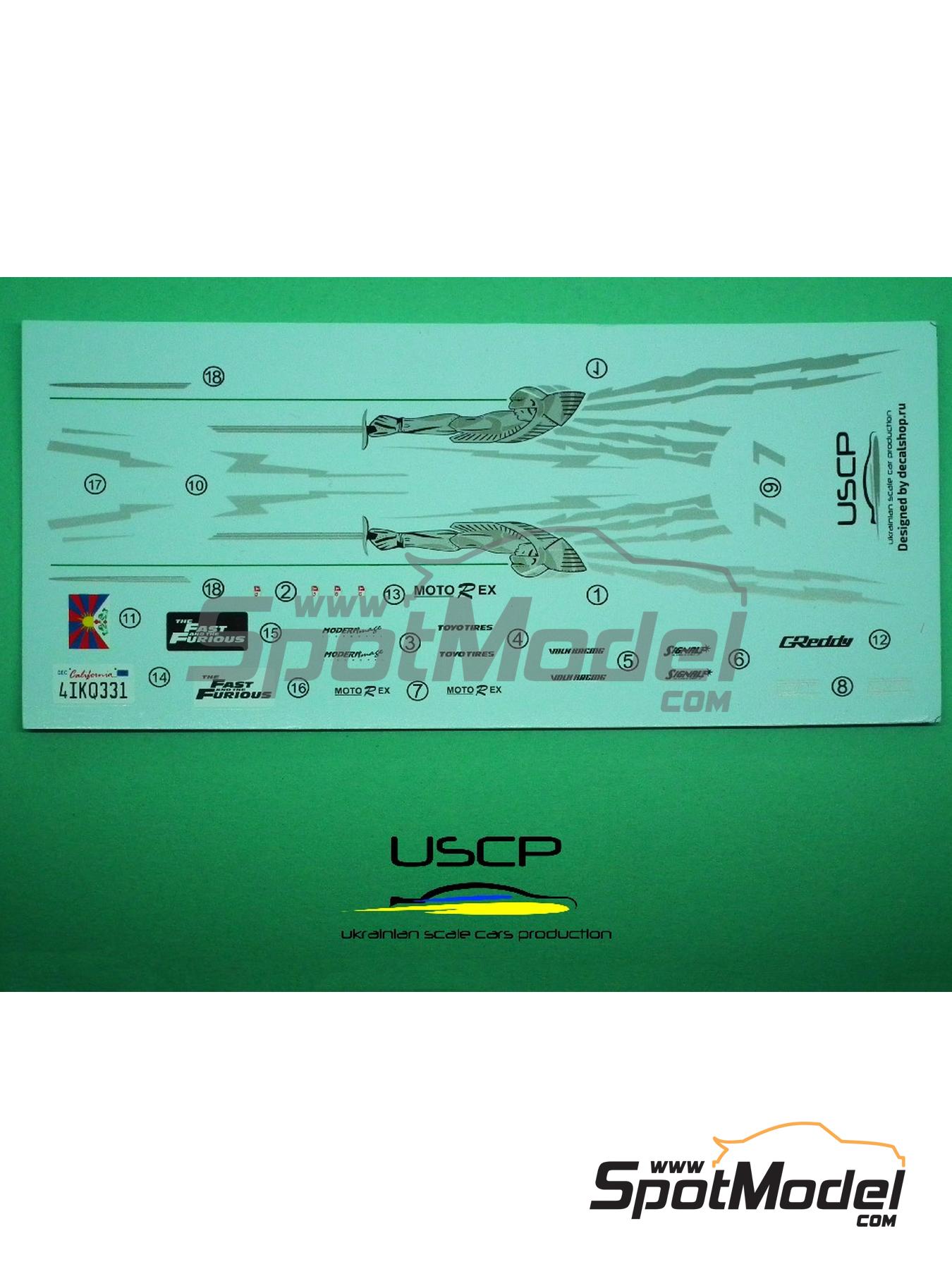 USCP 24A060: Marking / livery 1/24 scale - Nissan Skyline GTR R33 ...