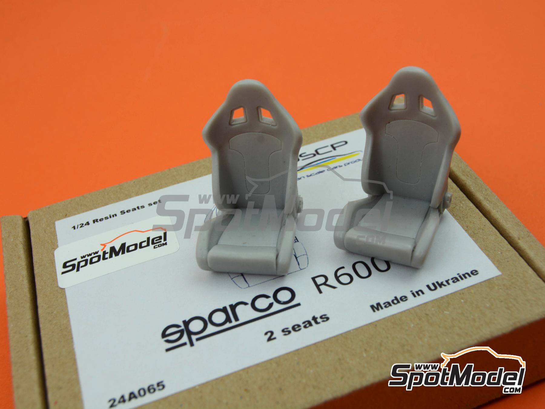 USCP 24A065: Seat 1/24 scale - Sparco R600 sportseats - 2 units (ref ...