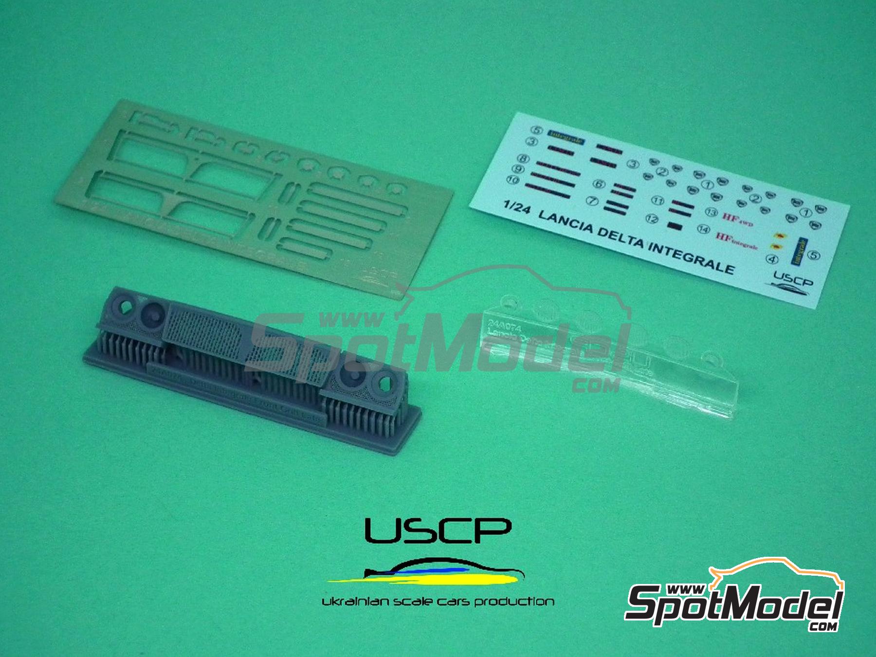 USCP 24A074: Detail up set 1/24 scale - Lancia Delta Integrale Late ...