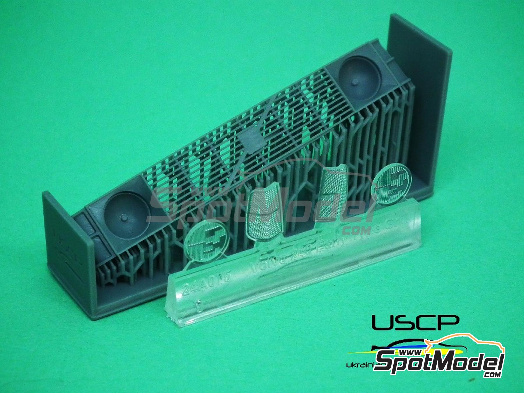 USCP 24A075: Detail up set 1/24 scale - Volvo 240 - Front grill - for ...