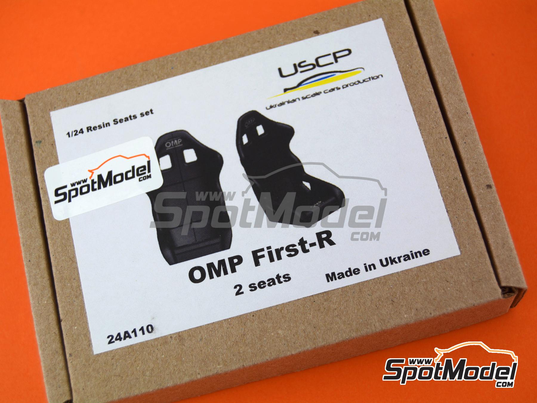 USCP 24A110: Seat 1/24 scale - OMP First-R - 2 units (ref. 24A110) | SpotModel
