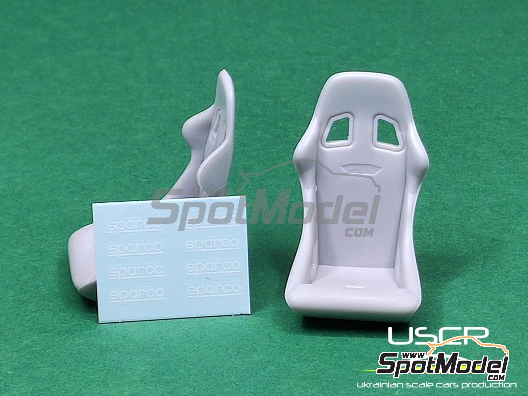 USCP 24A112: Seat 1/24 scale - Sparco Sprint - 2 units (ref. 24A112 ...