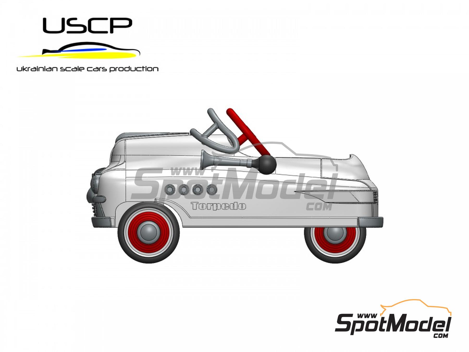 USCP 24A116: Car scale model kit 1/24 scale - Murray Torpedo Pedal Car ...